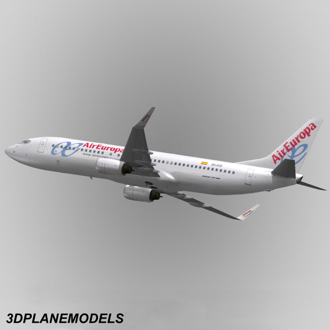 3d Model Of B737-800 Air Aircraft 737