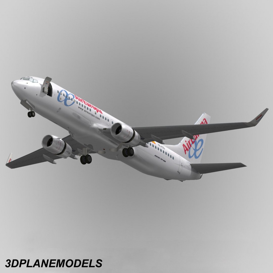 3d Model Of B737-800 Air Aircraft 737