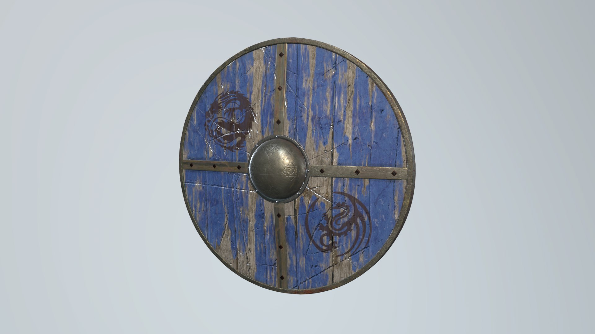 Viking Shield 3D Model - TurboSquid 2004818