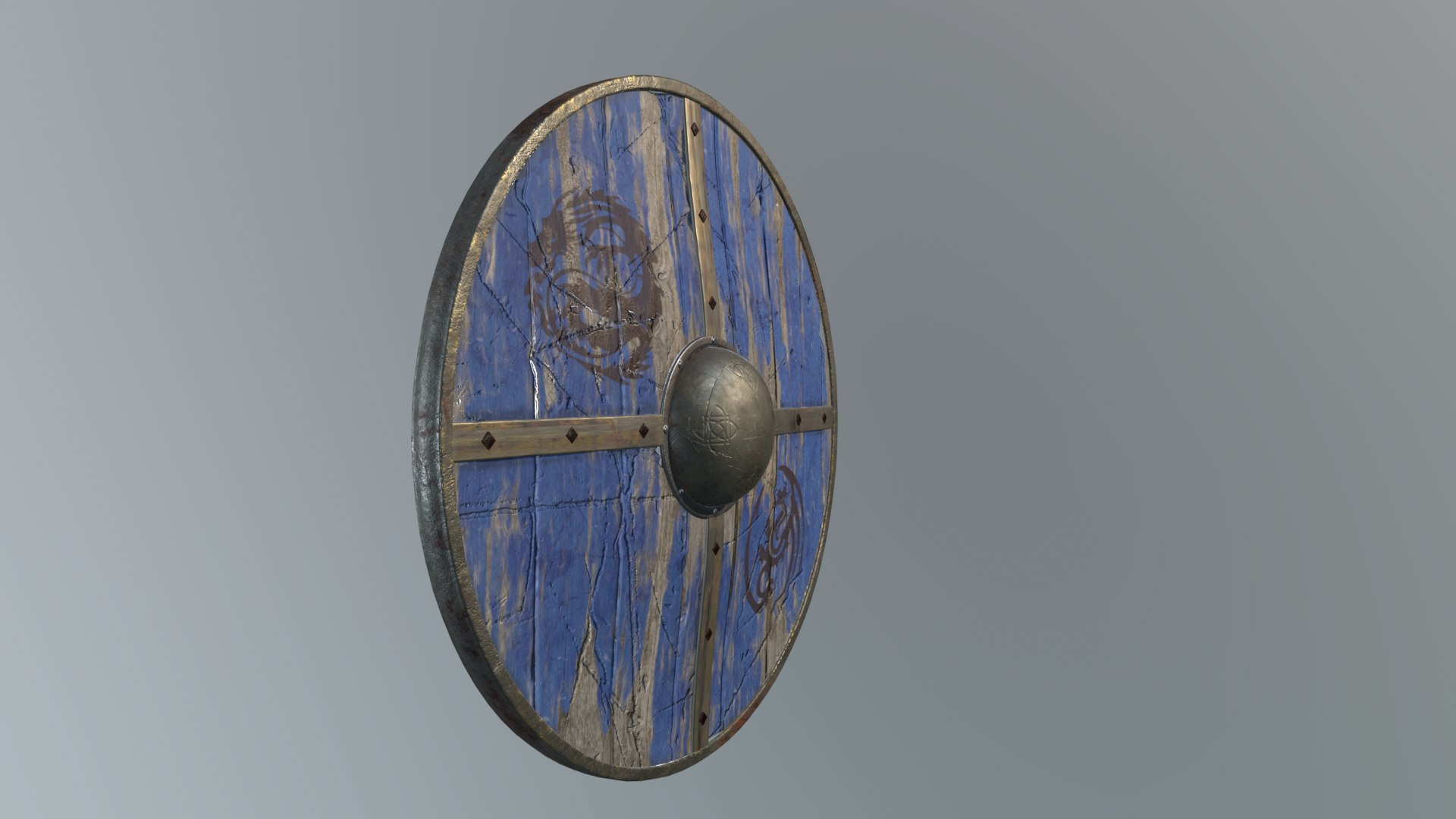 Viking Shield 3D Model - TurboSquid 2004818
