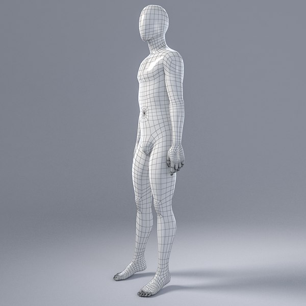 3d male mannequin
