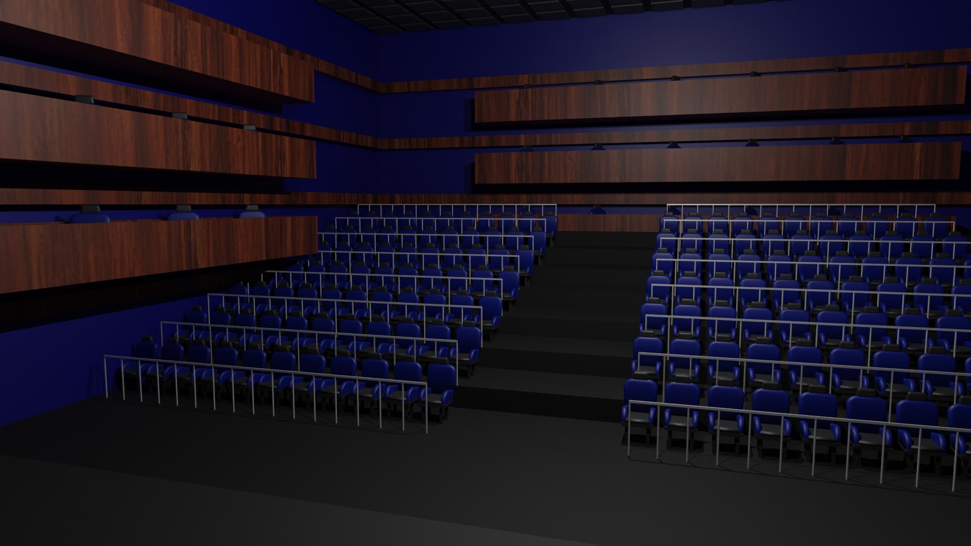 Theater Hall Interior 3D Model - TurboSquid 2159618