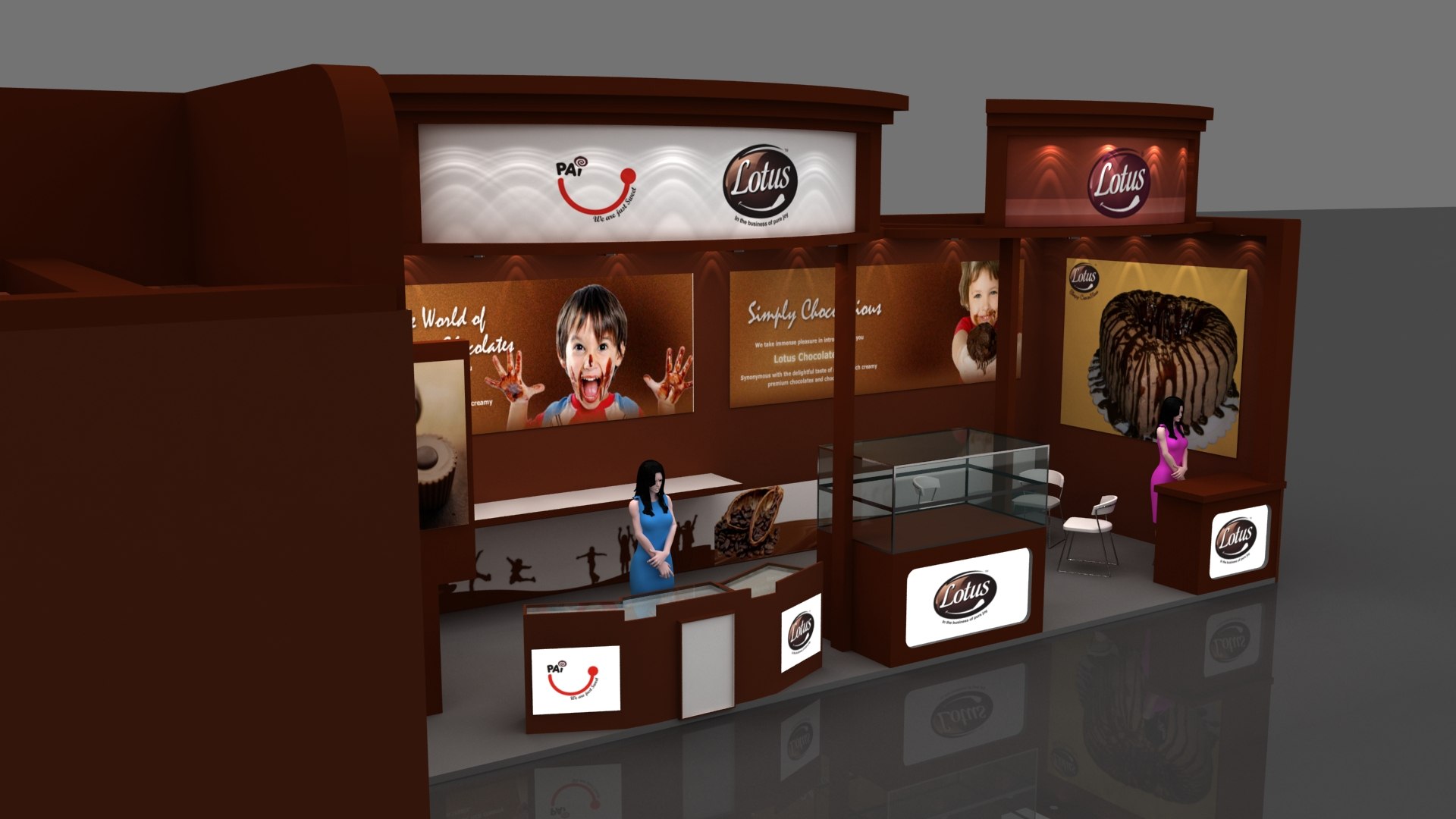 2 SIDE OPEN STAND 3D Model - TurboSquid 1989326