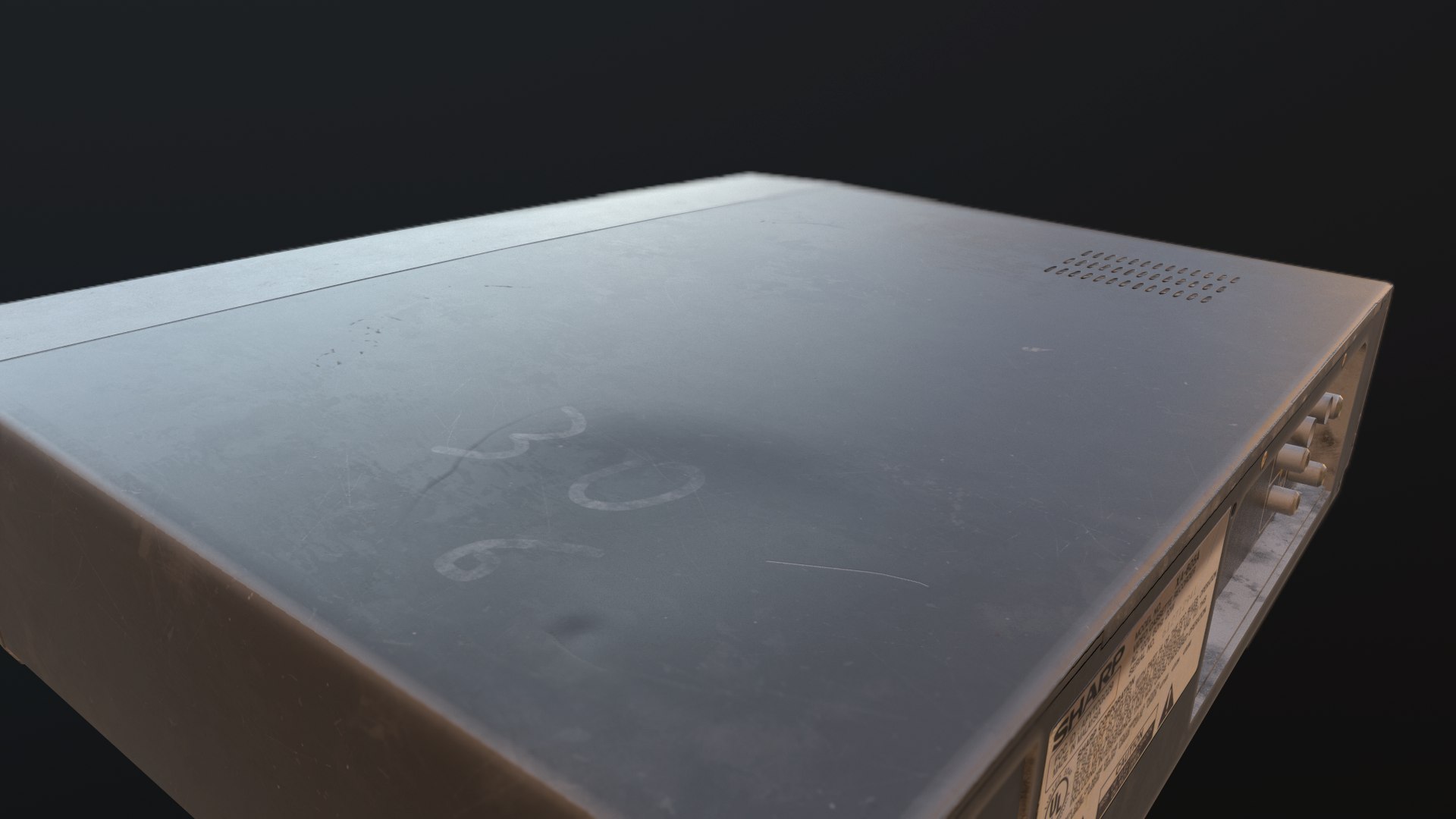 3D SHARP VHS Player Model - TurboSquid 1901071