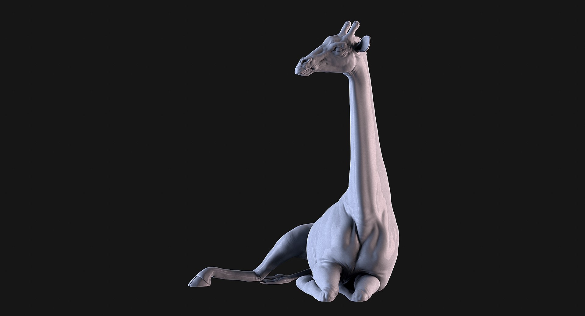 Giraffe Pack Sculpture 3D - TurboSquid 2368072