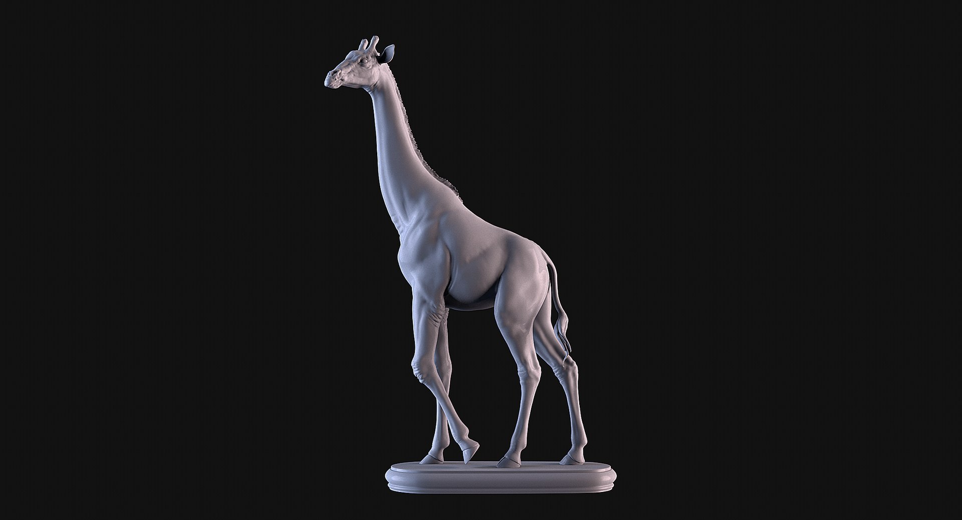 Giraffe Pack Sculpture 3D - TurboSquid 2368072