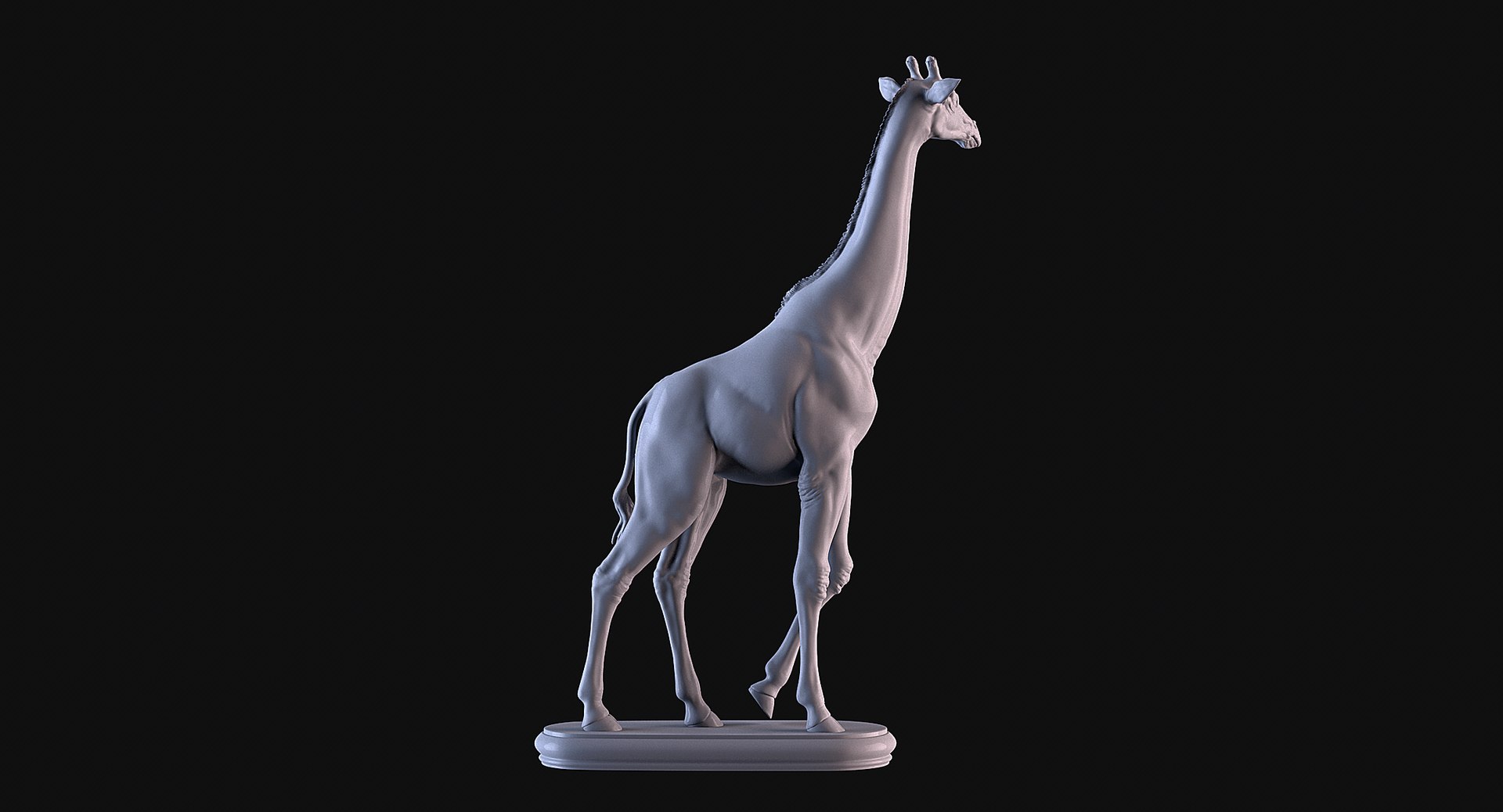 Giraffe Pack Sculpture 3D - TurboSquid 2368072