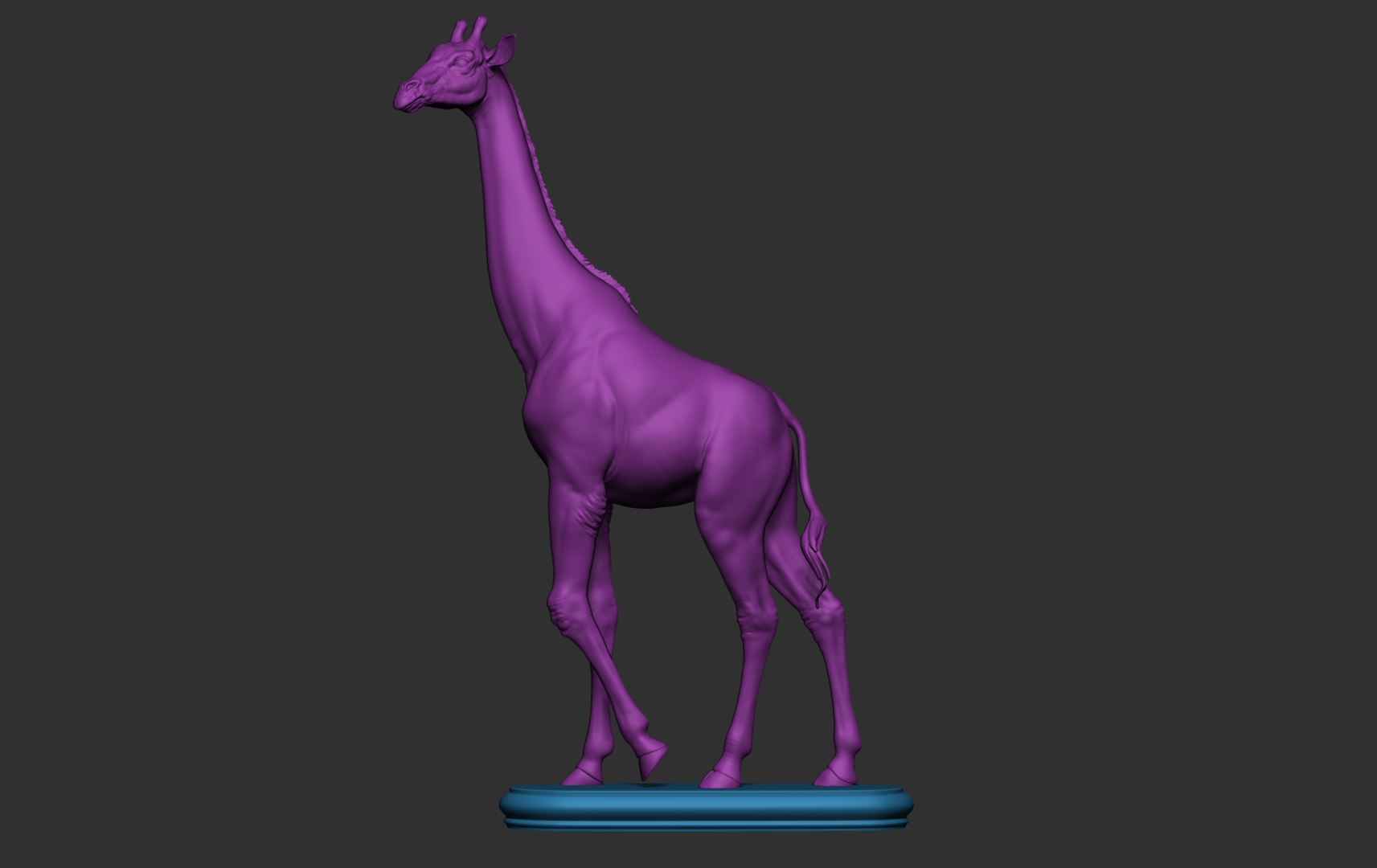 Giraffe Pack Sculpture 3D - TurboSquid 2368072