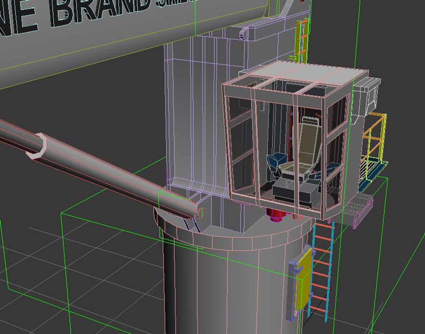 Telescope Crane 3d Model