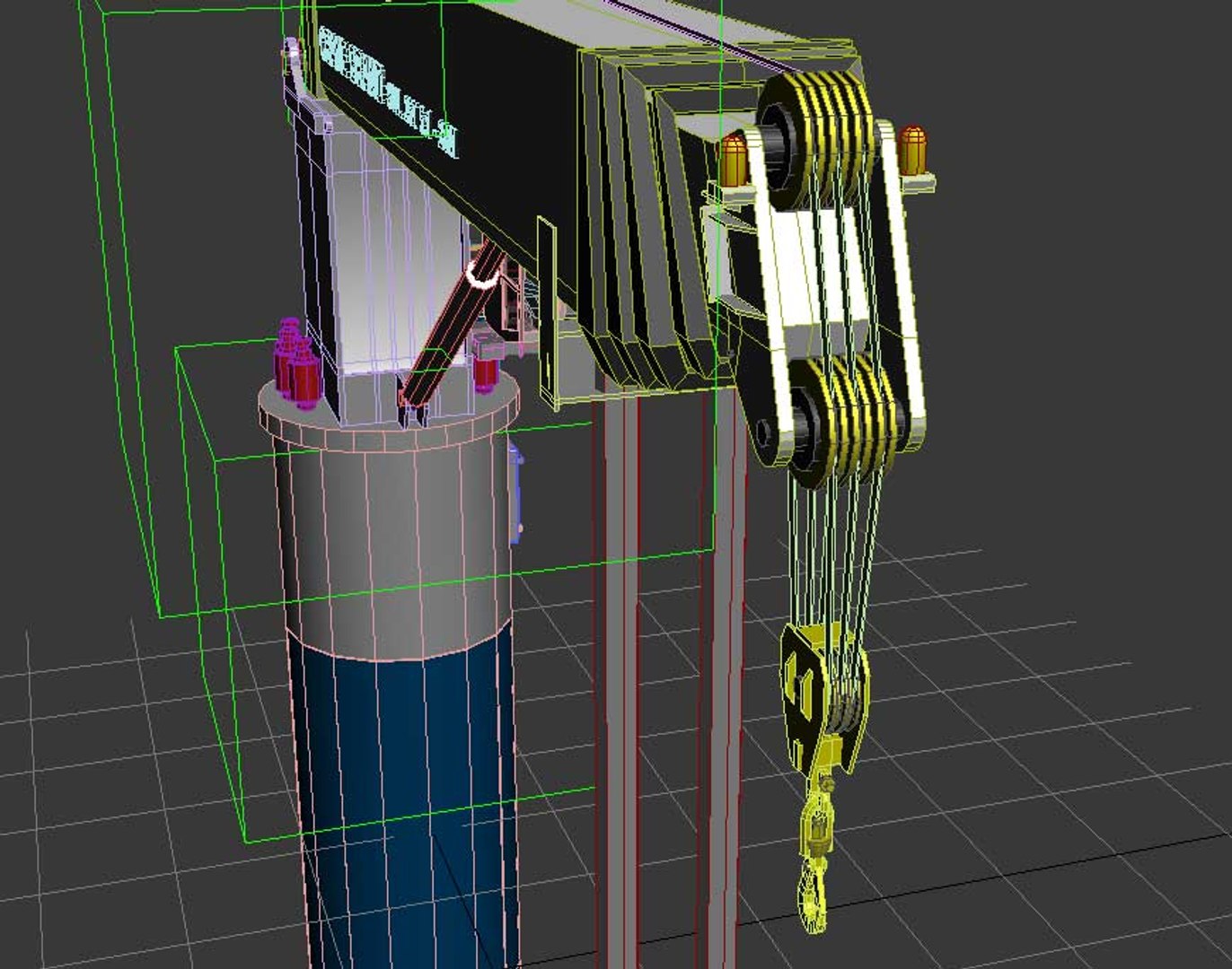 Telescope Crane 3d Model