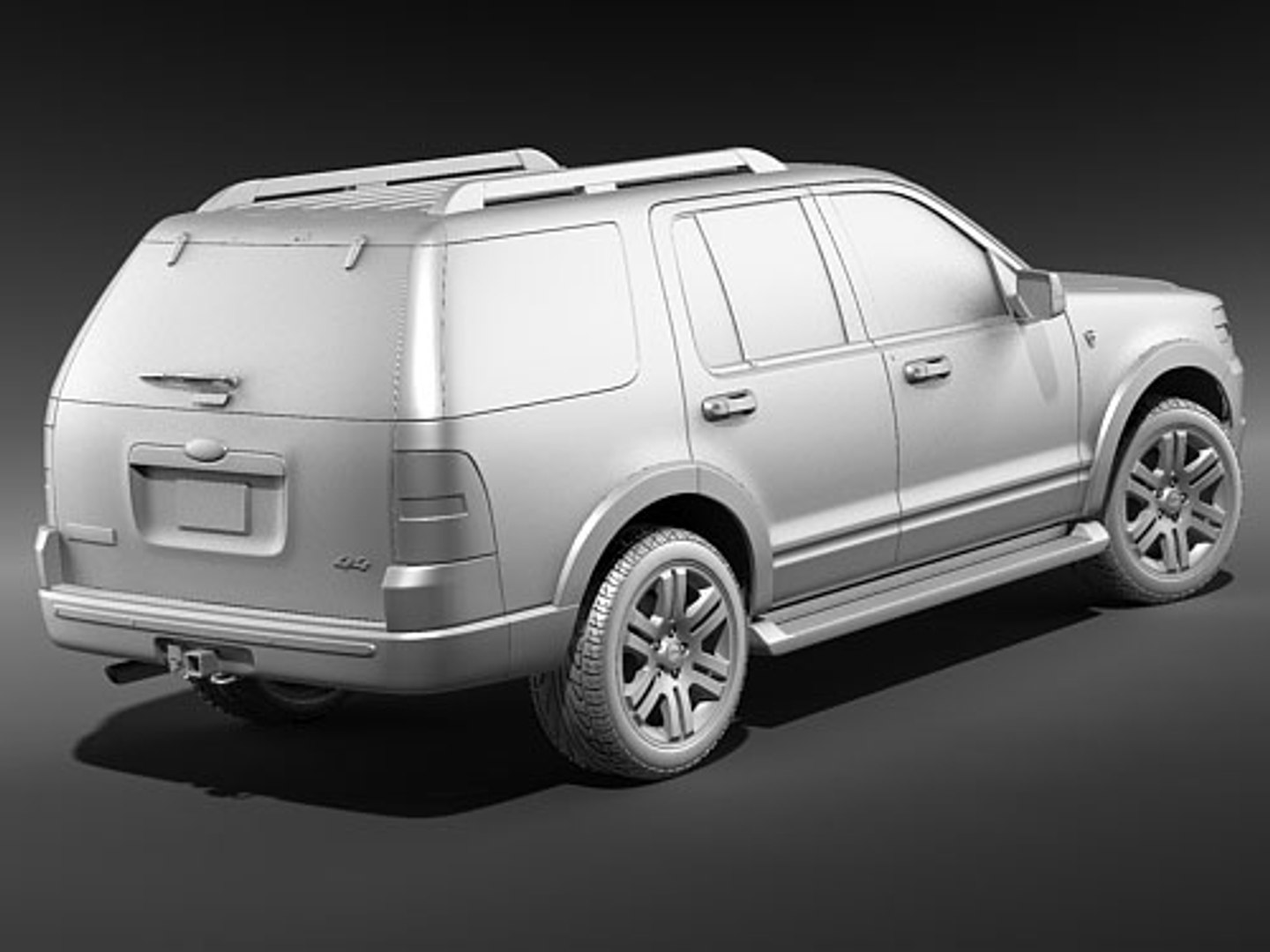 Explorer 2008 3d Model