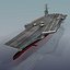 3d Model Uss Gerald R Aircraft Carrier