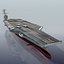 3d Model Uss Gerald R Aircraft Carrier