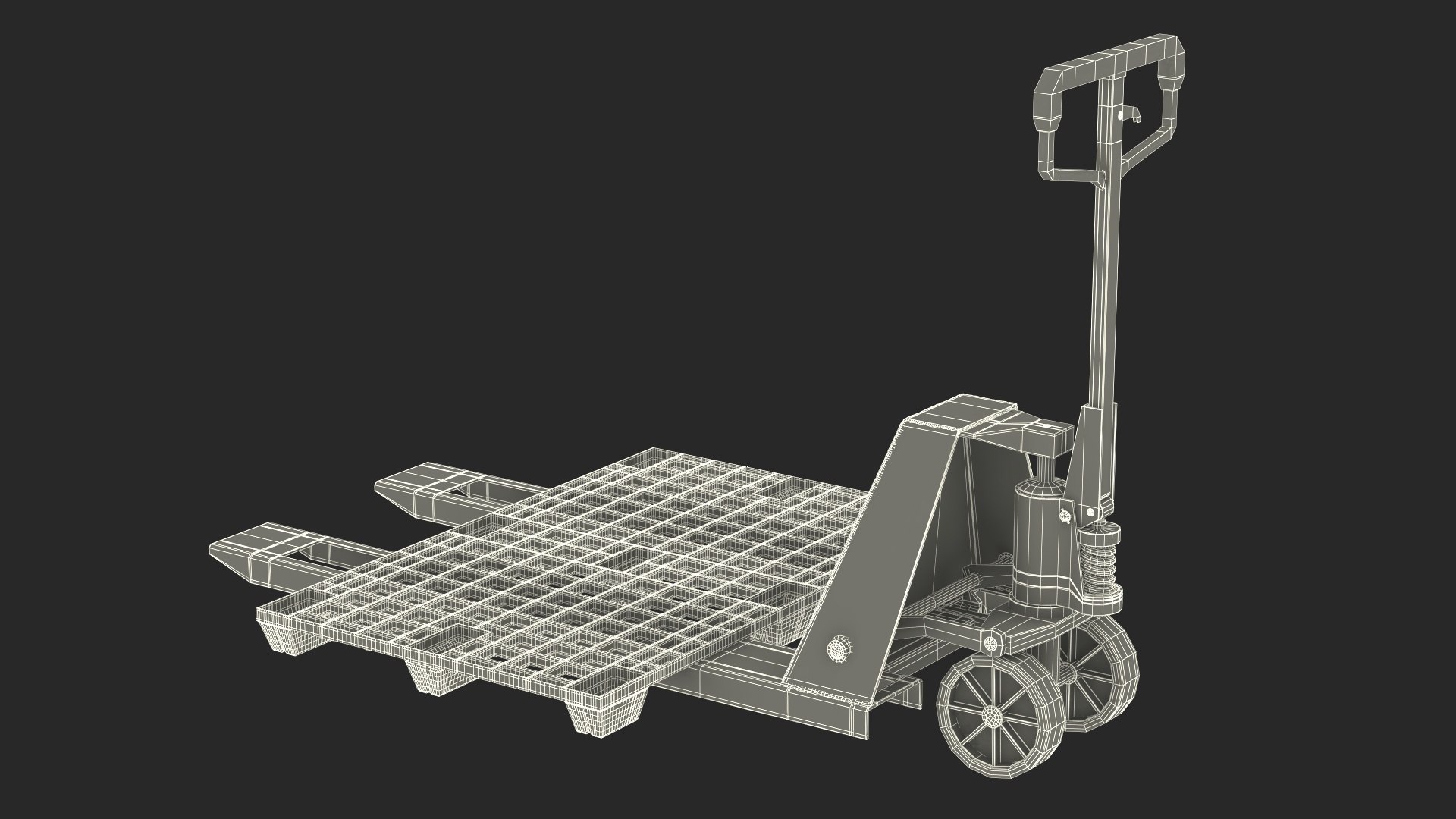 3D Warehouse Pallet Jack And Racking System - TurboSquid 2403516
