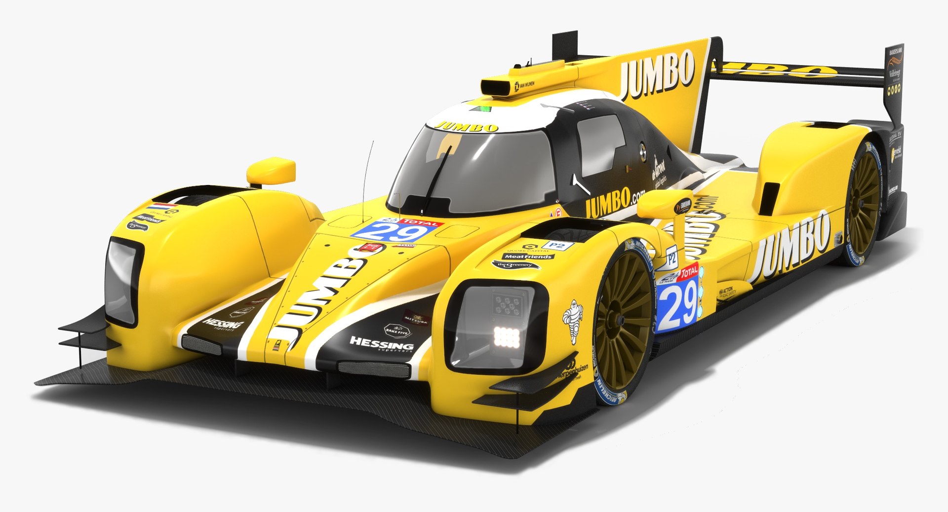 3D pack wec lmp2 2018 - TurboSquid 1299946