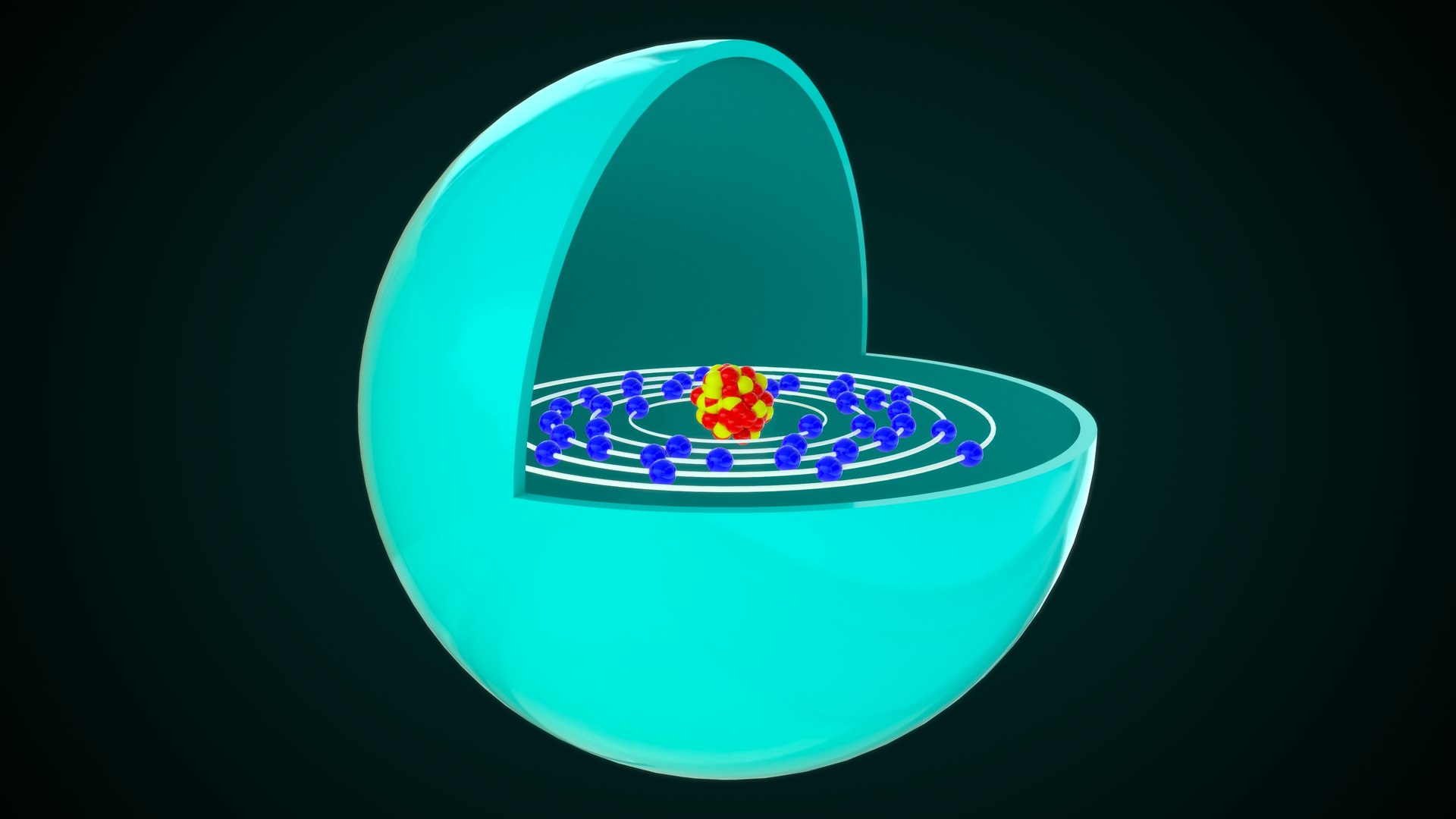 3D Yttrium Chemical Element Model - TurboSquid 2136178