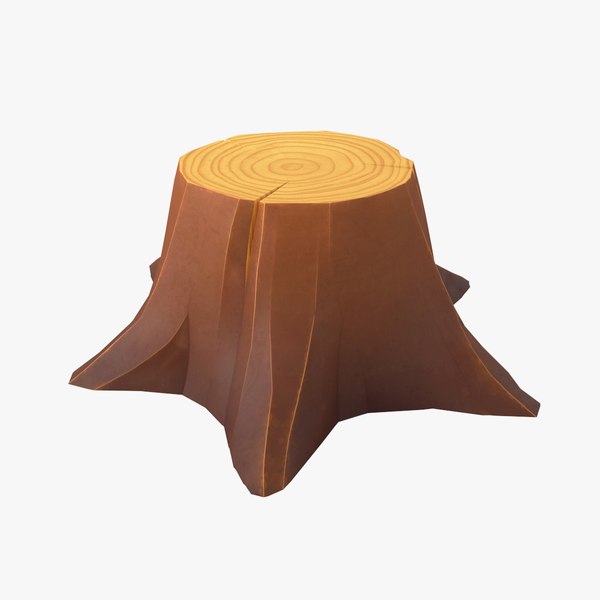 Cartoon Stump 01 3D model - TurboSquid 1941567