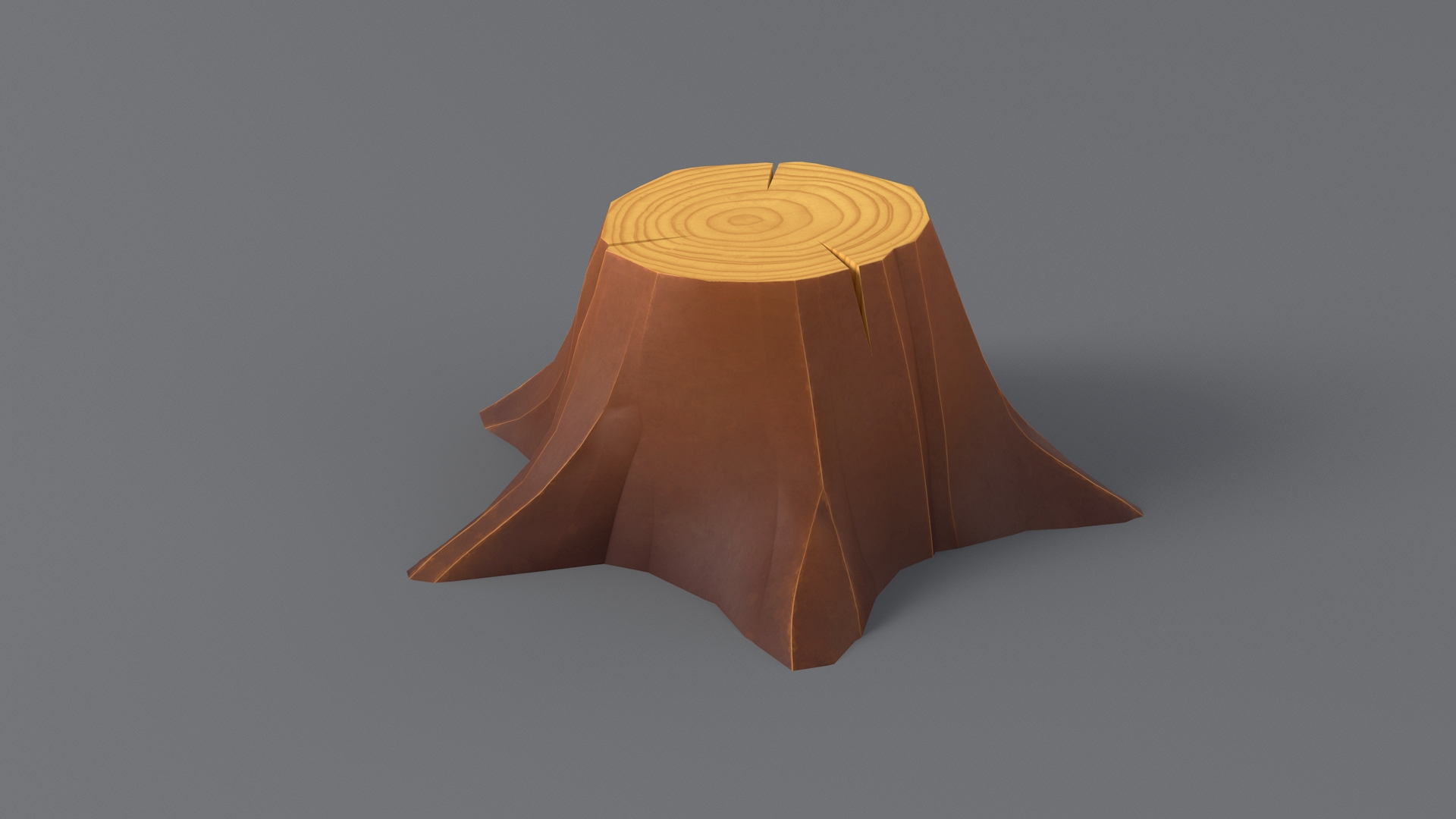 Cartoon Stump 01 3D Model - TurboSquid 1941567