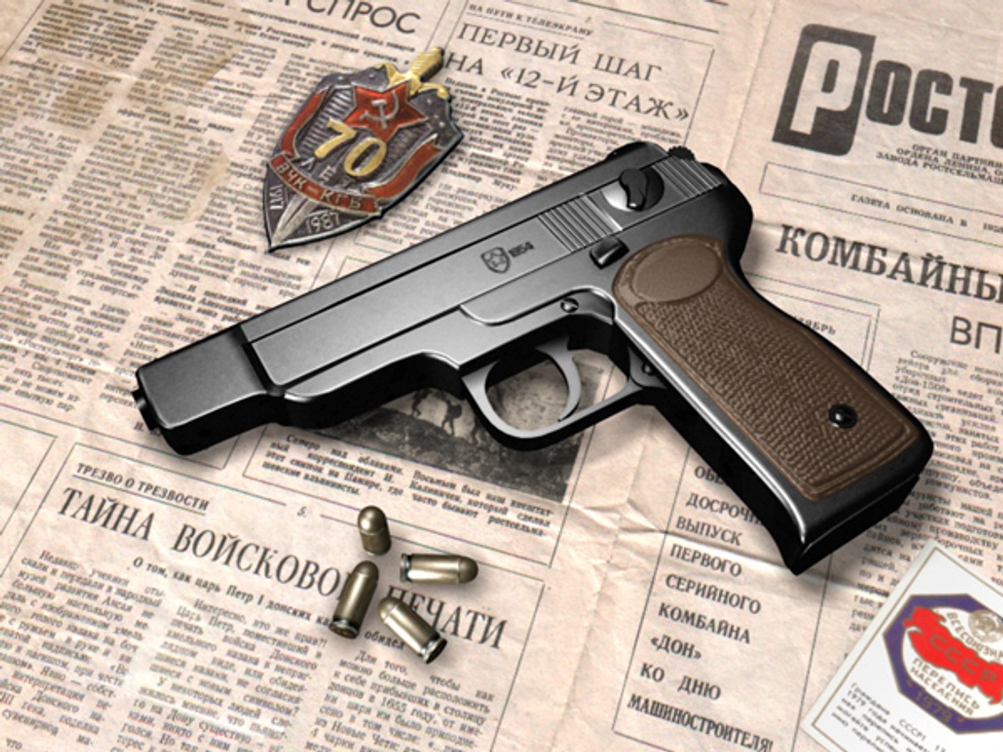 Soviet Pistol 3d Max
