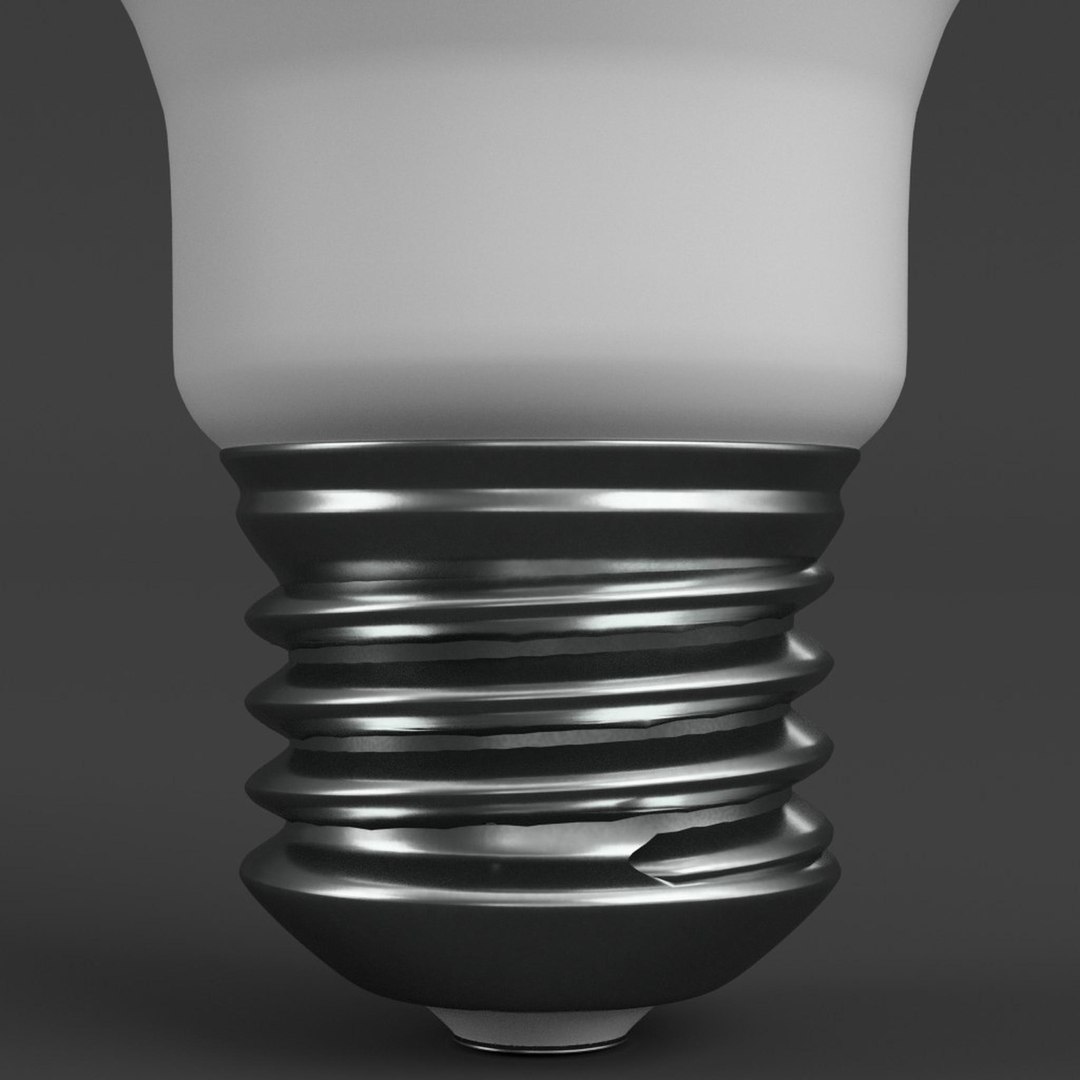 3d Led - Fluorescent Light Model