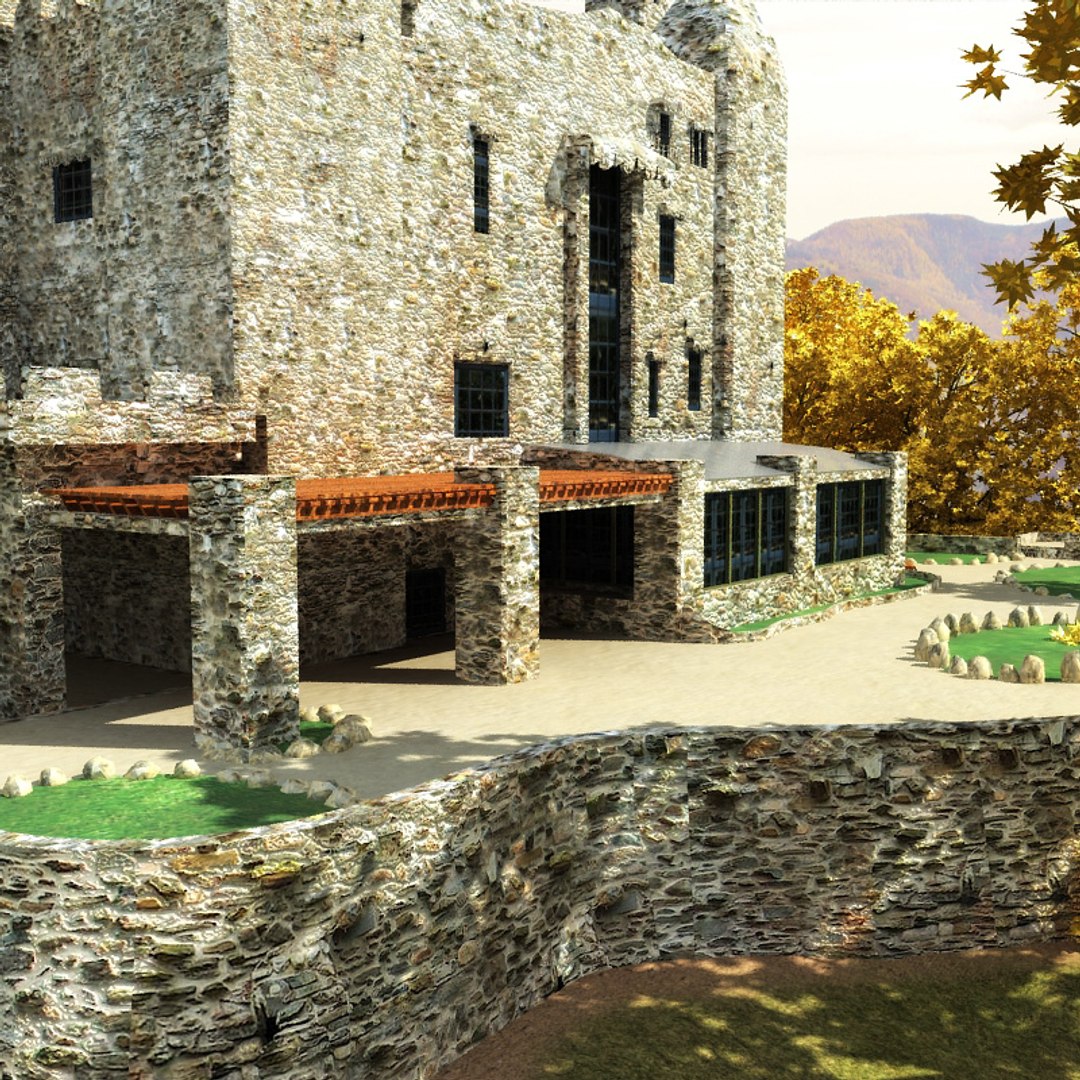 Castle Gillette 3d Model