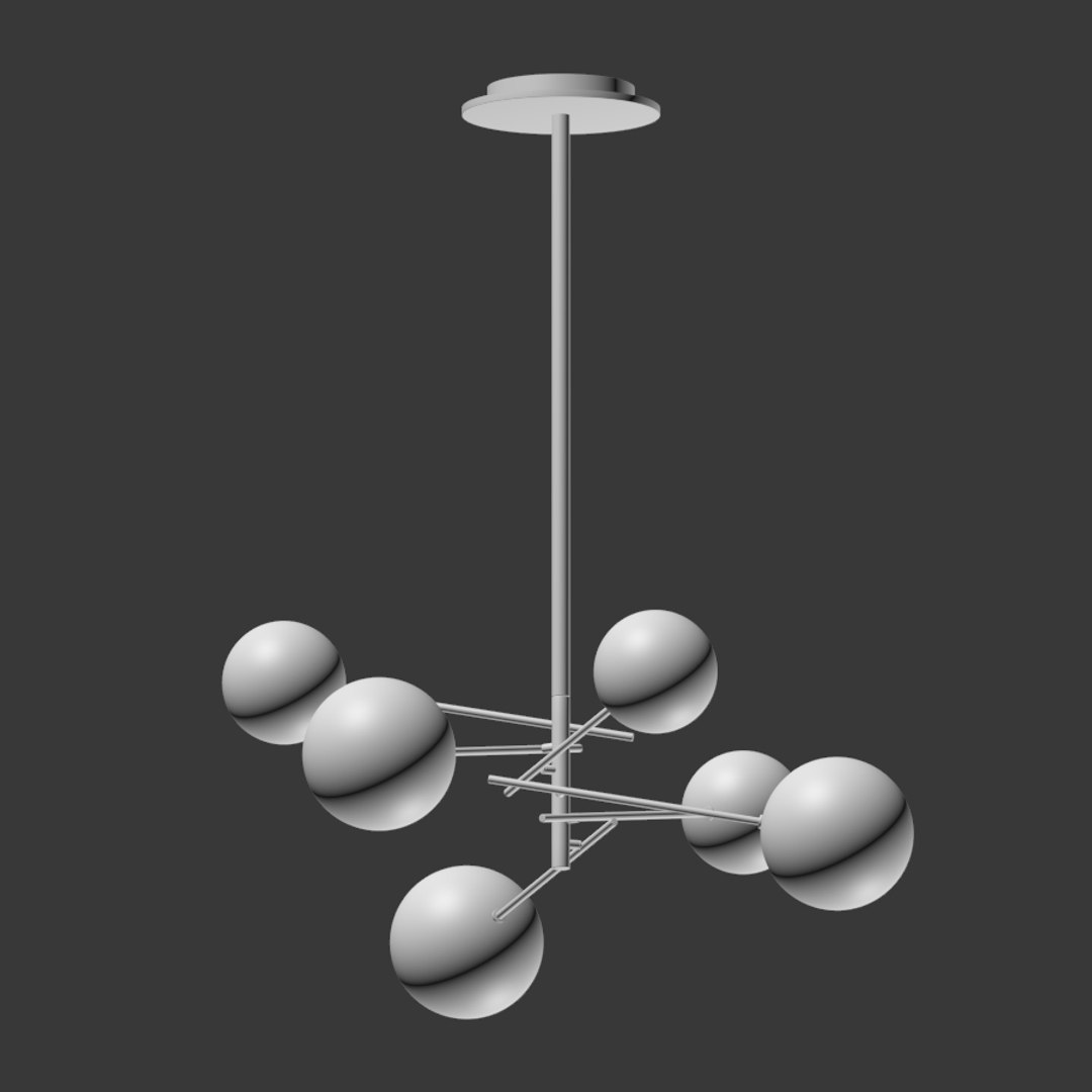 3D bolle gallotti 6 light - TurboSquid 1612024