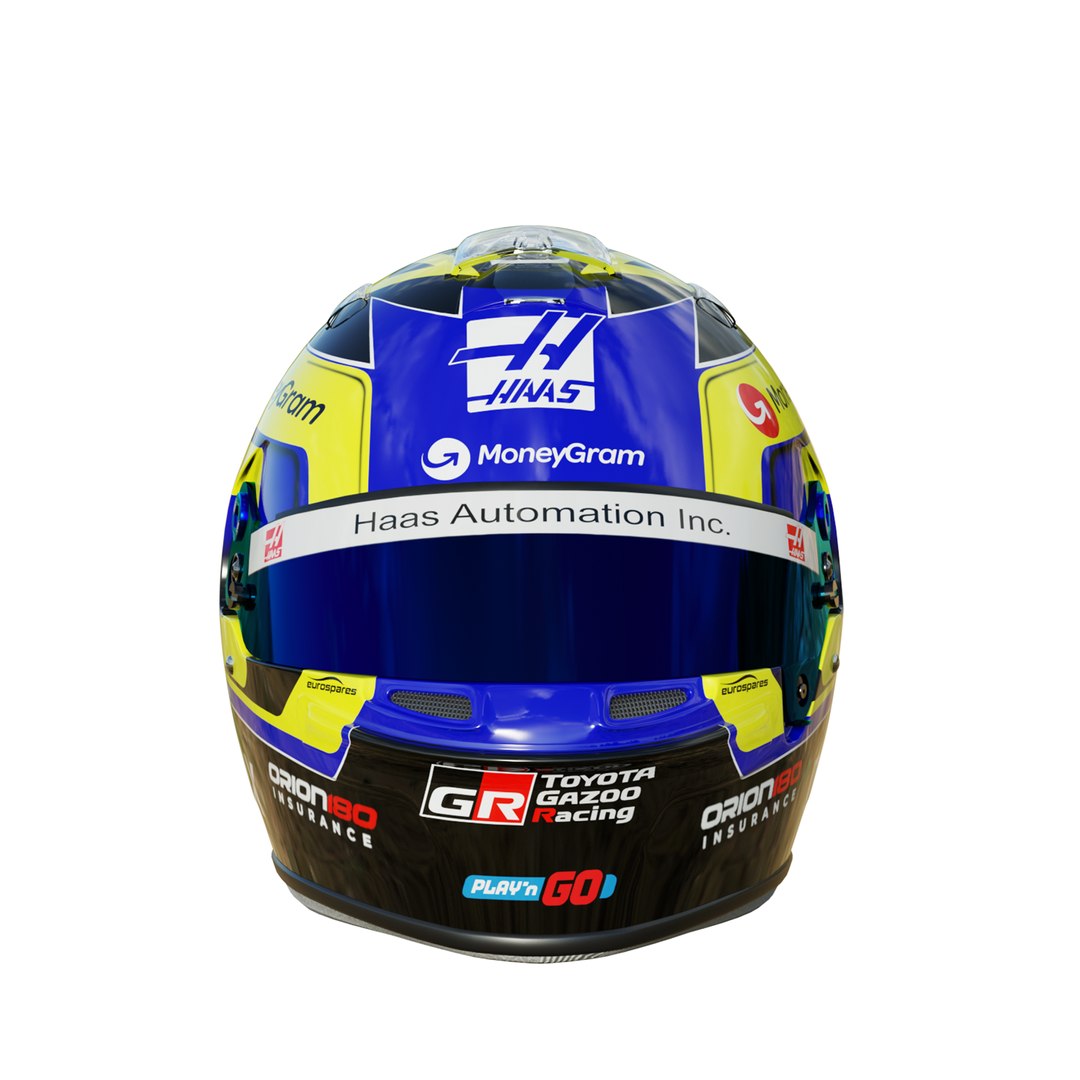 3D F1 Oliver Bearman Helmet 2025 Model - TurboSquid 2383711