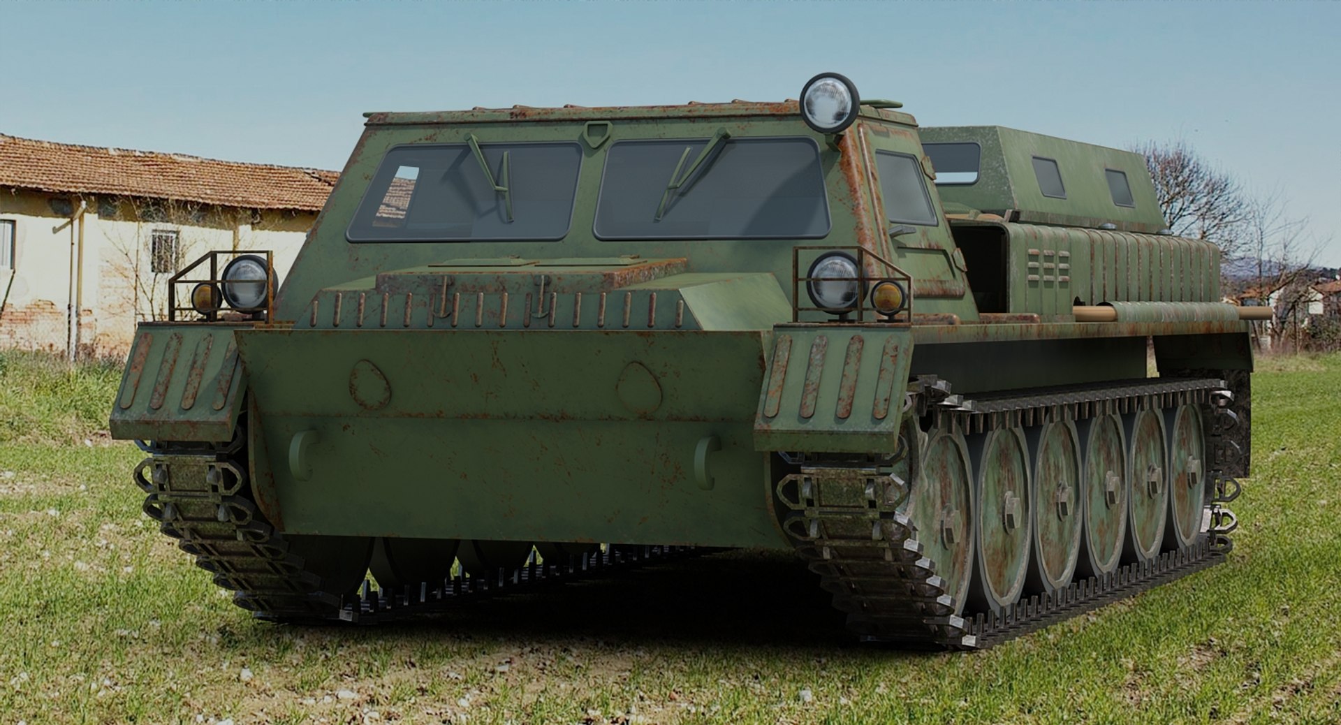 3D Model Soviet Gaz 71 Transporter - TurboSquid 1263312