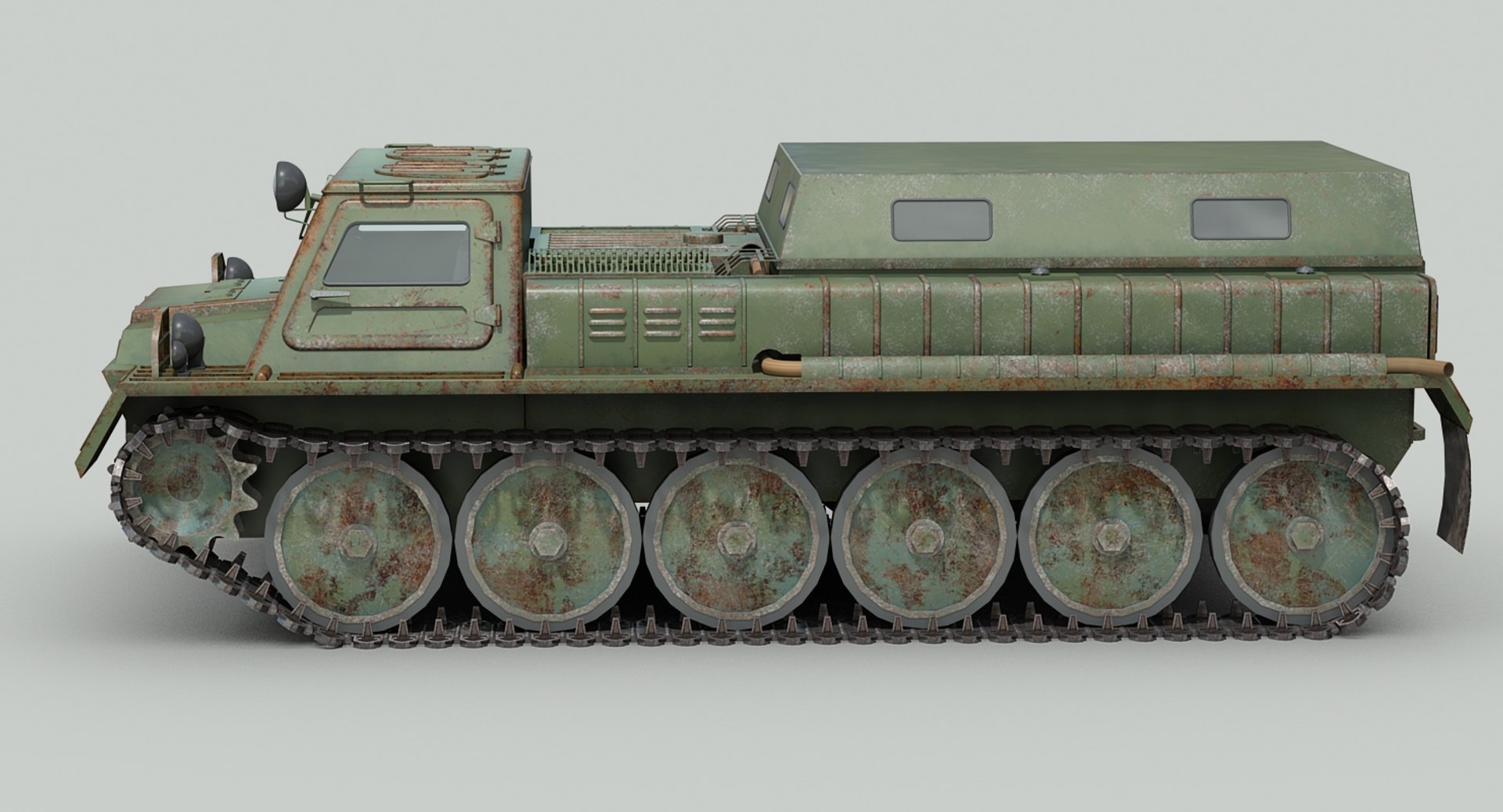 3D Model Soviet Gaz 71 Transporter - TurboSquid 1263312