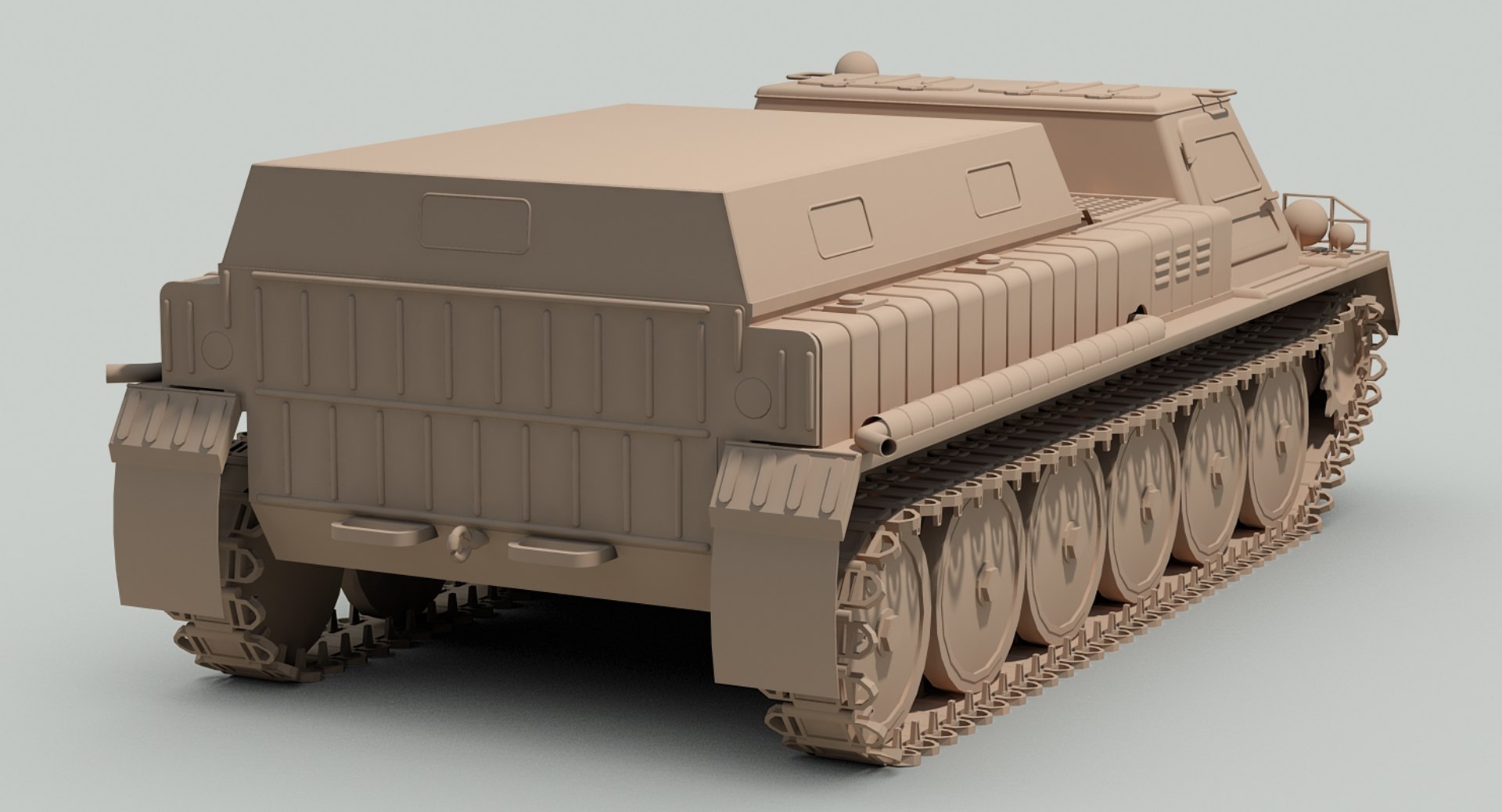 3D Model Soviet Gaz 71 Transporter - TurboSquid 1263312