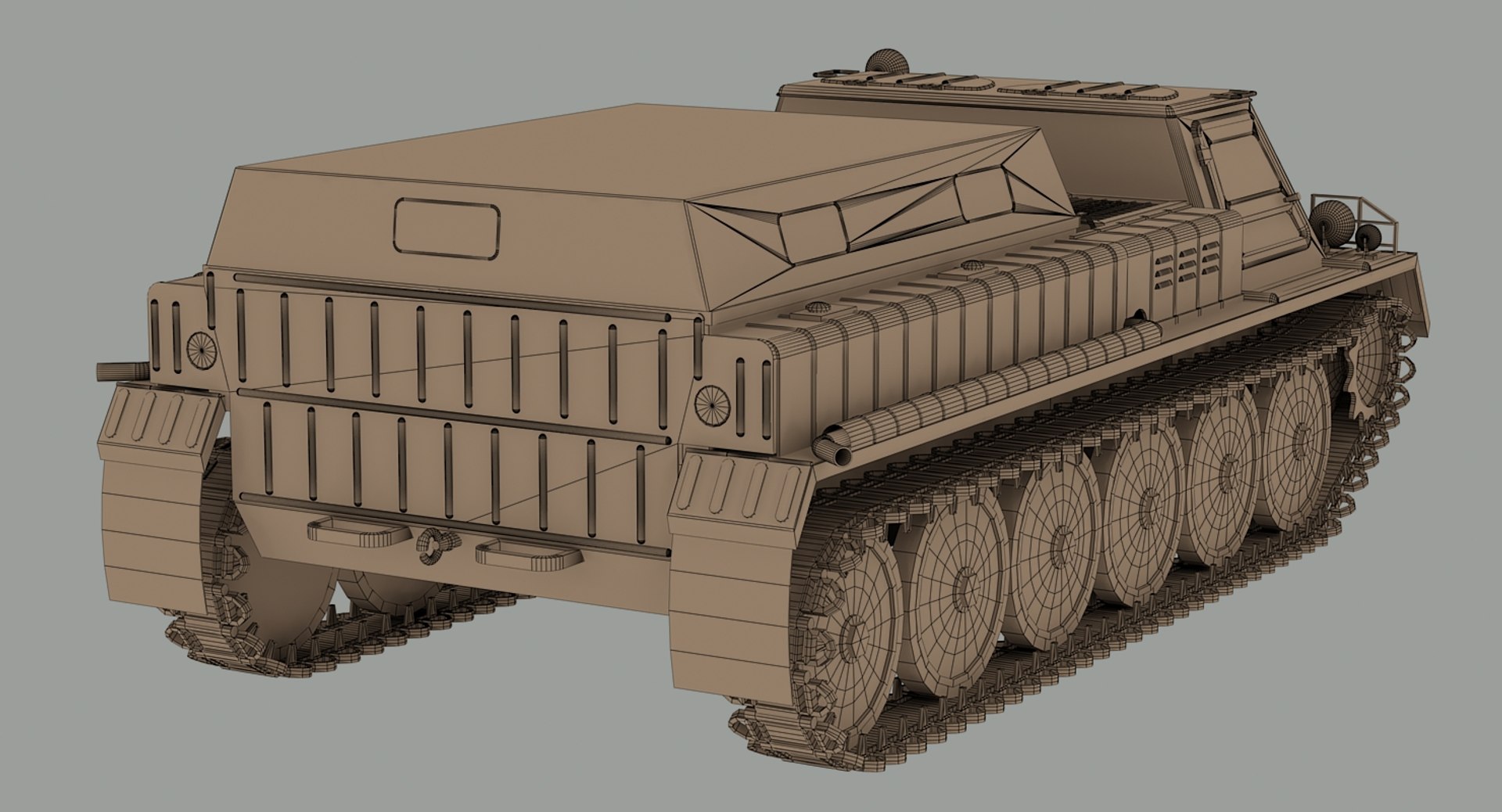 3D Model Soviet Gaz 71 Transporter - TurboSquid 1263312