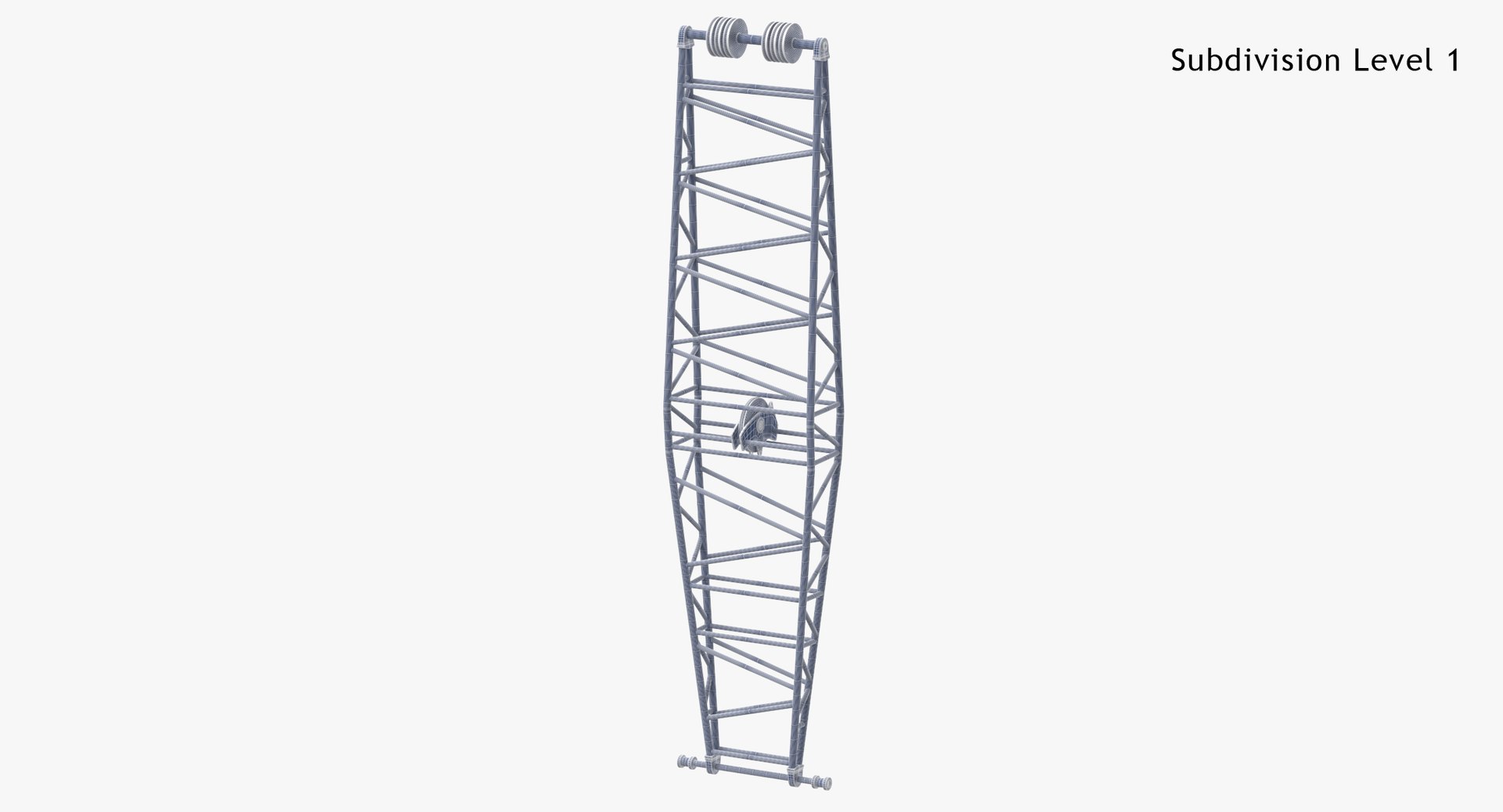 Crane D Pivot Section 3D Model - TurboSquid 1680130