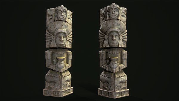 modelo 3d Estatua curandero azteca - TurboSquid 2216384