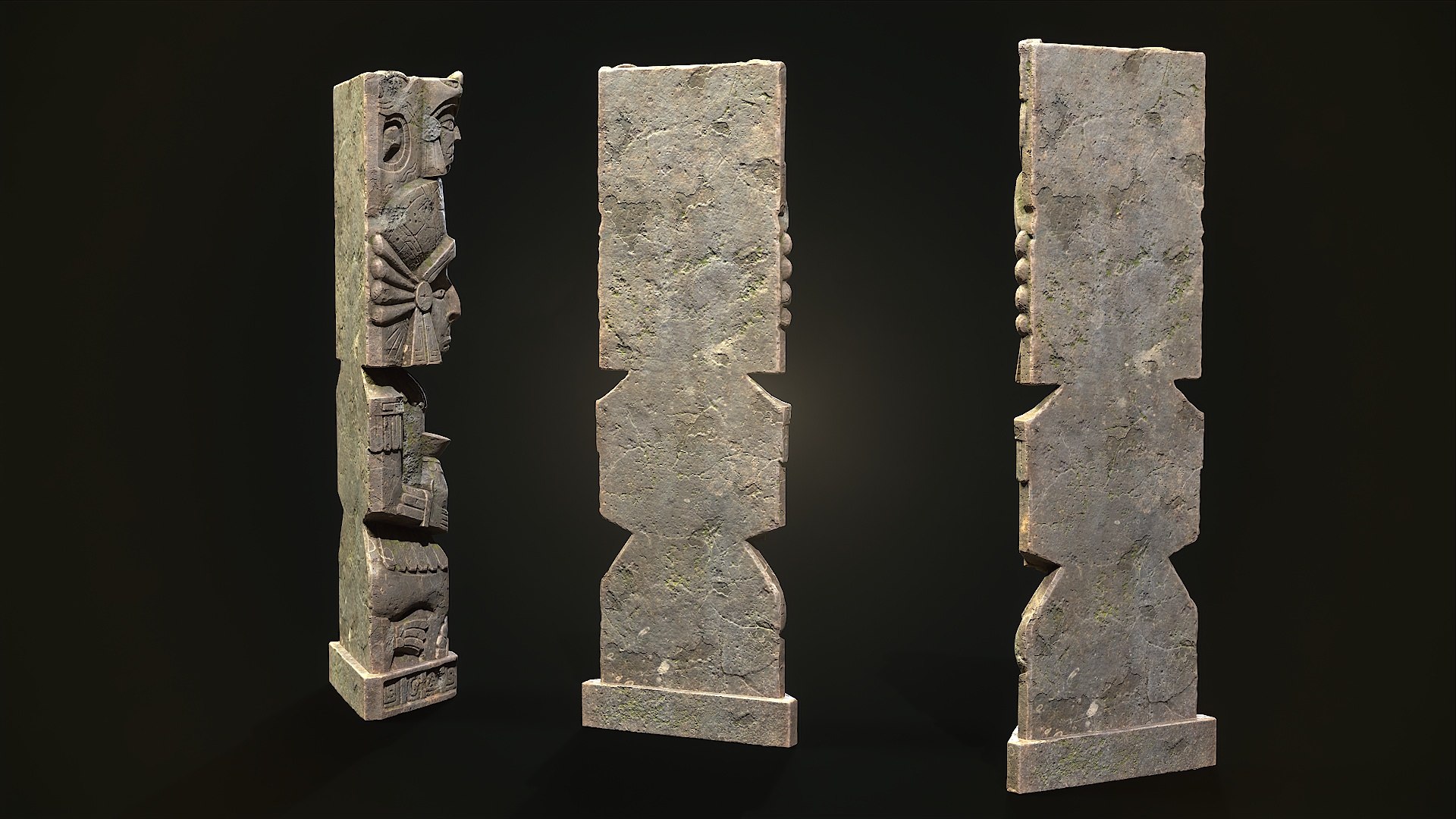 3D Statue Aztec Medicine Man Model - TurboSquid 2216384