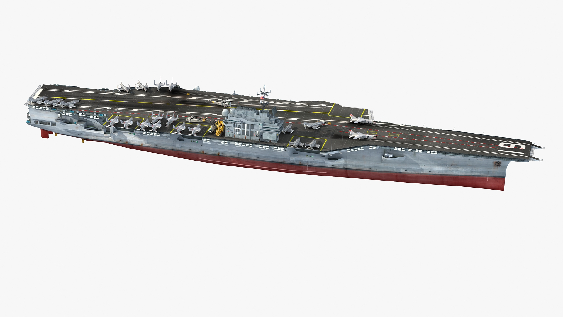 USS Ranger CV-61 Model - TurboSquid 1880434