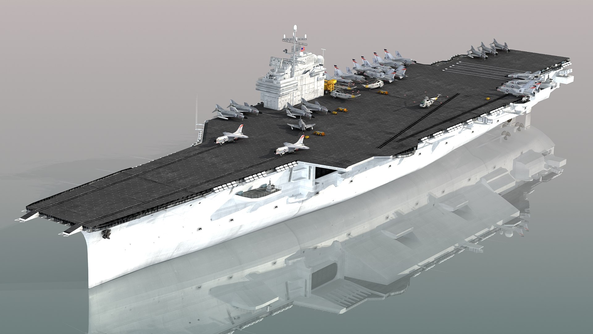 USS Ranger CV-61 model - TurboSquid 1880434