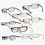 3d Model Glasses Set