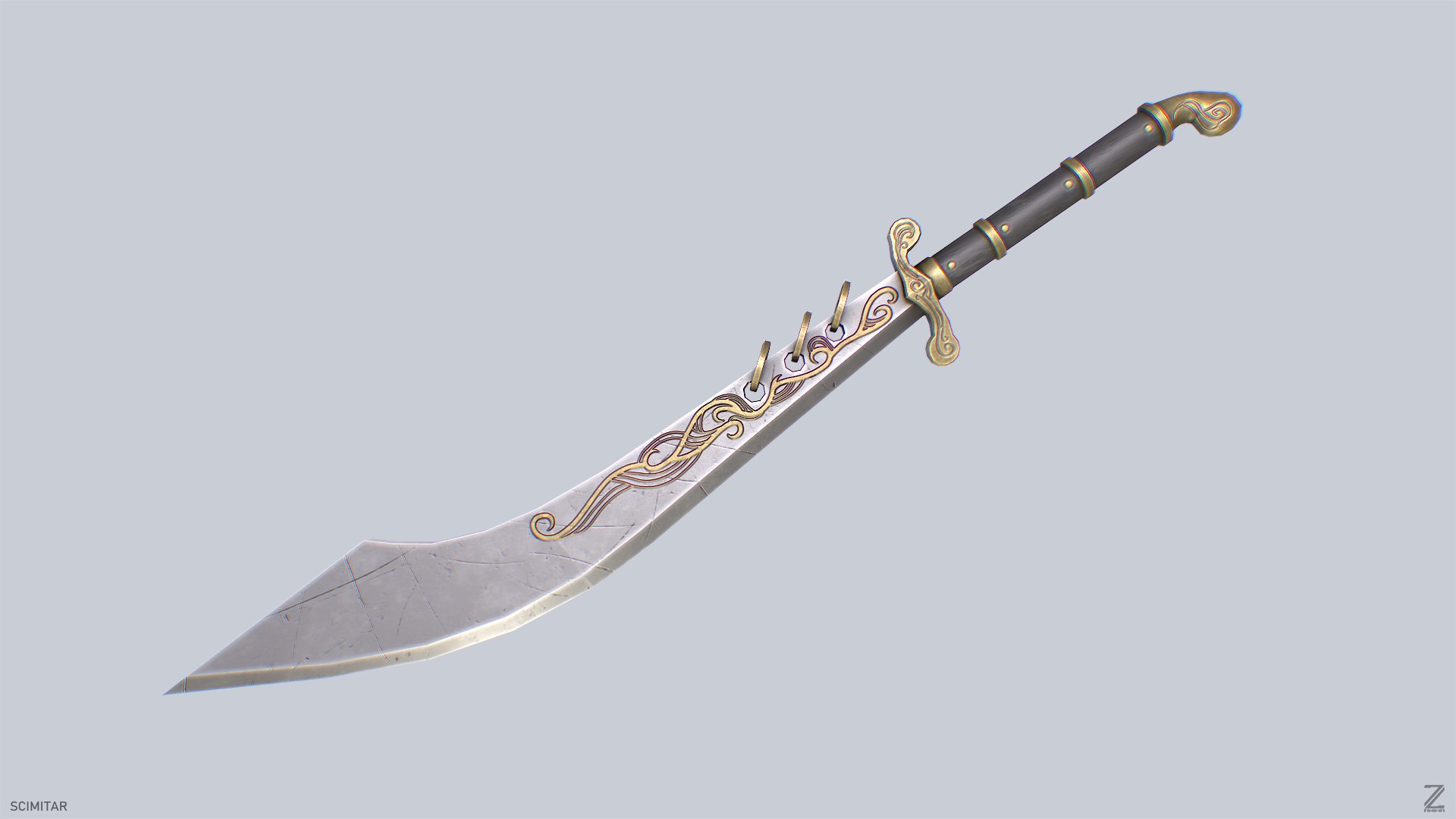 Scimitar 3D Model - TurboSquid 2234853