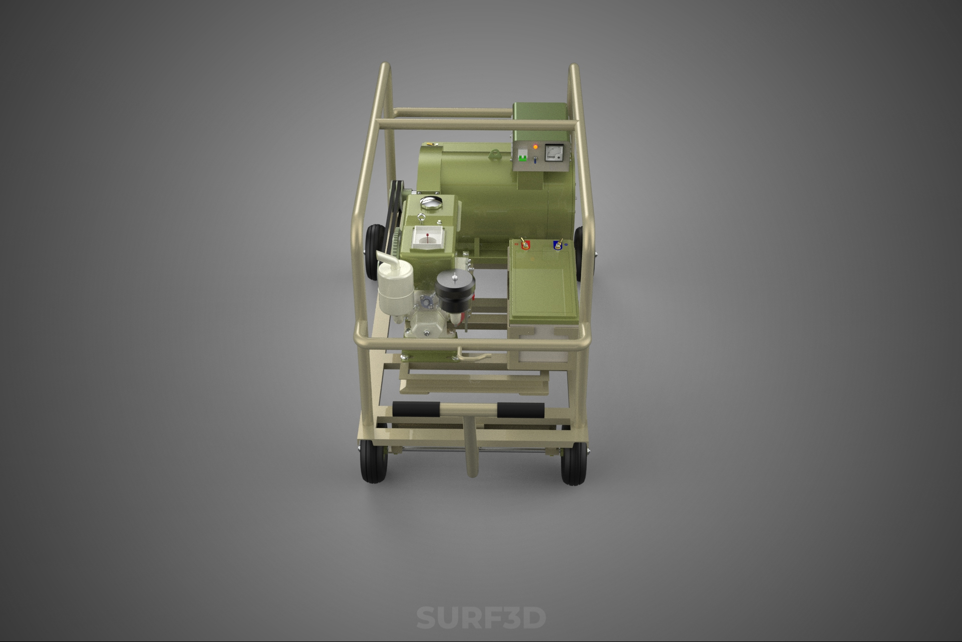 스탠다드 군용 장갑차 사막 디젤 발전기 세트 3D 모델 - TurboSquid 2508028