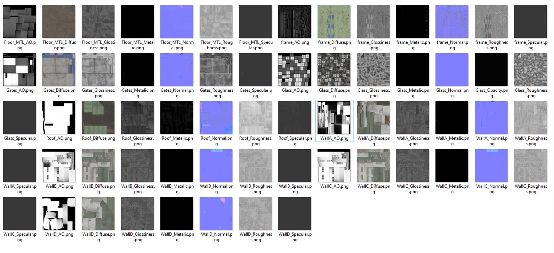 3D Vintage Aeroclub Aircraft Hangar PBR Real Scale Game Model ...