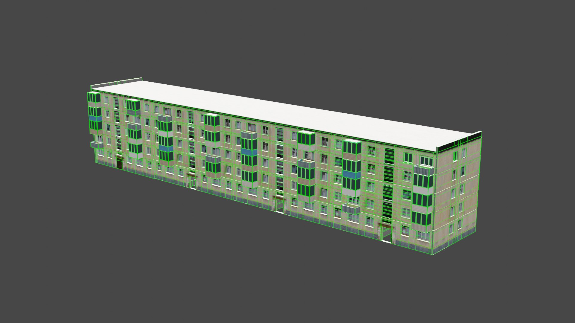 Free 3D Model Russian Panel House 1-464 Serie - TurboSquid 2032236