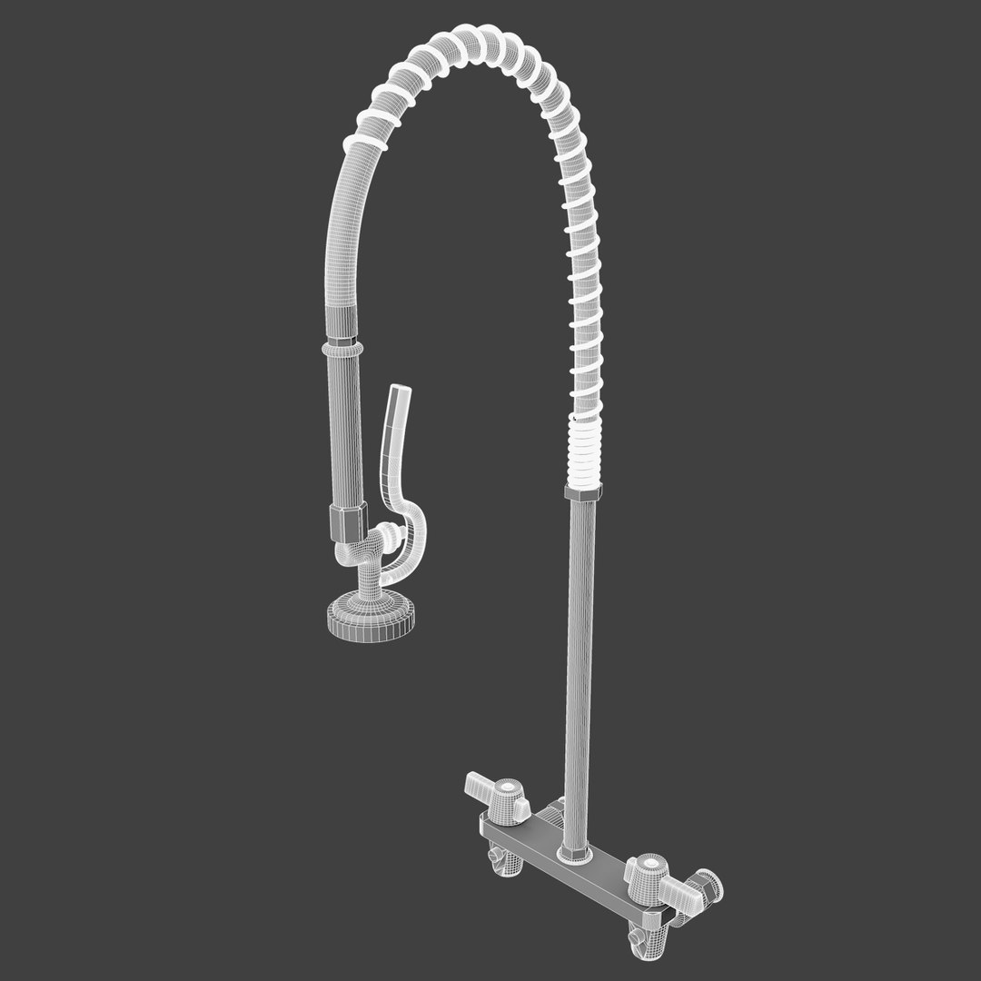 Pre-rinse Faucet 3d C4d