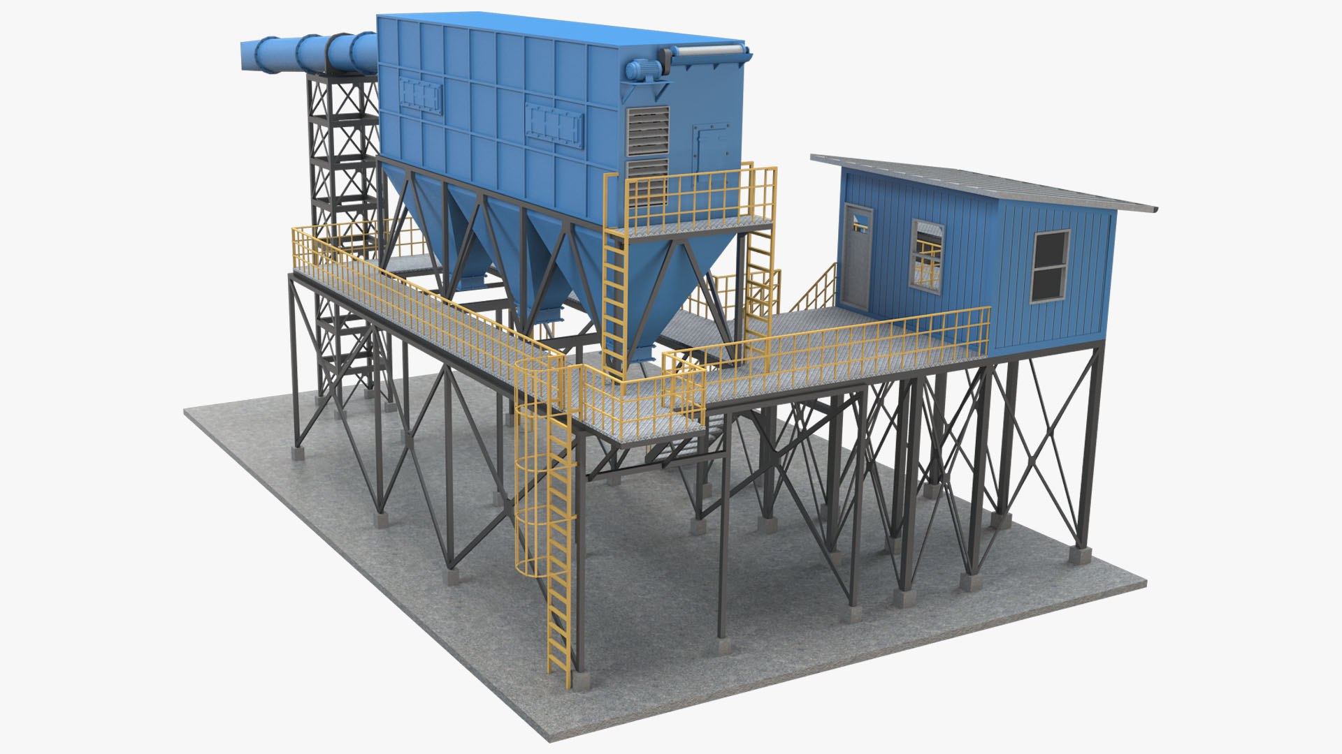 3D Industrial Element 3 Model - TurboSquid 1512369