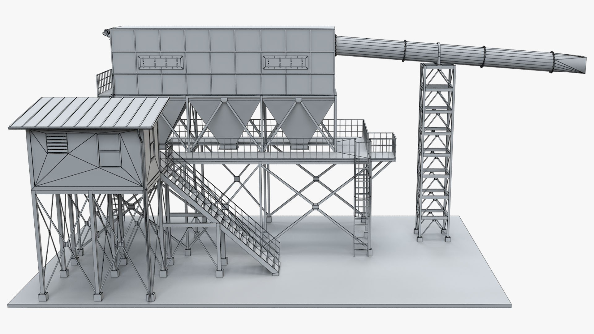 3D Industrial Element 3 Model - TurboSquid 1512369