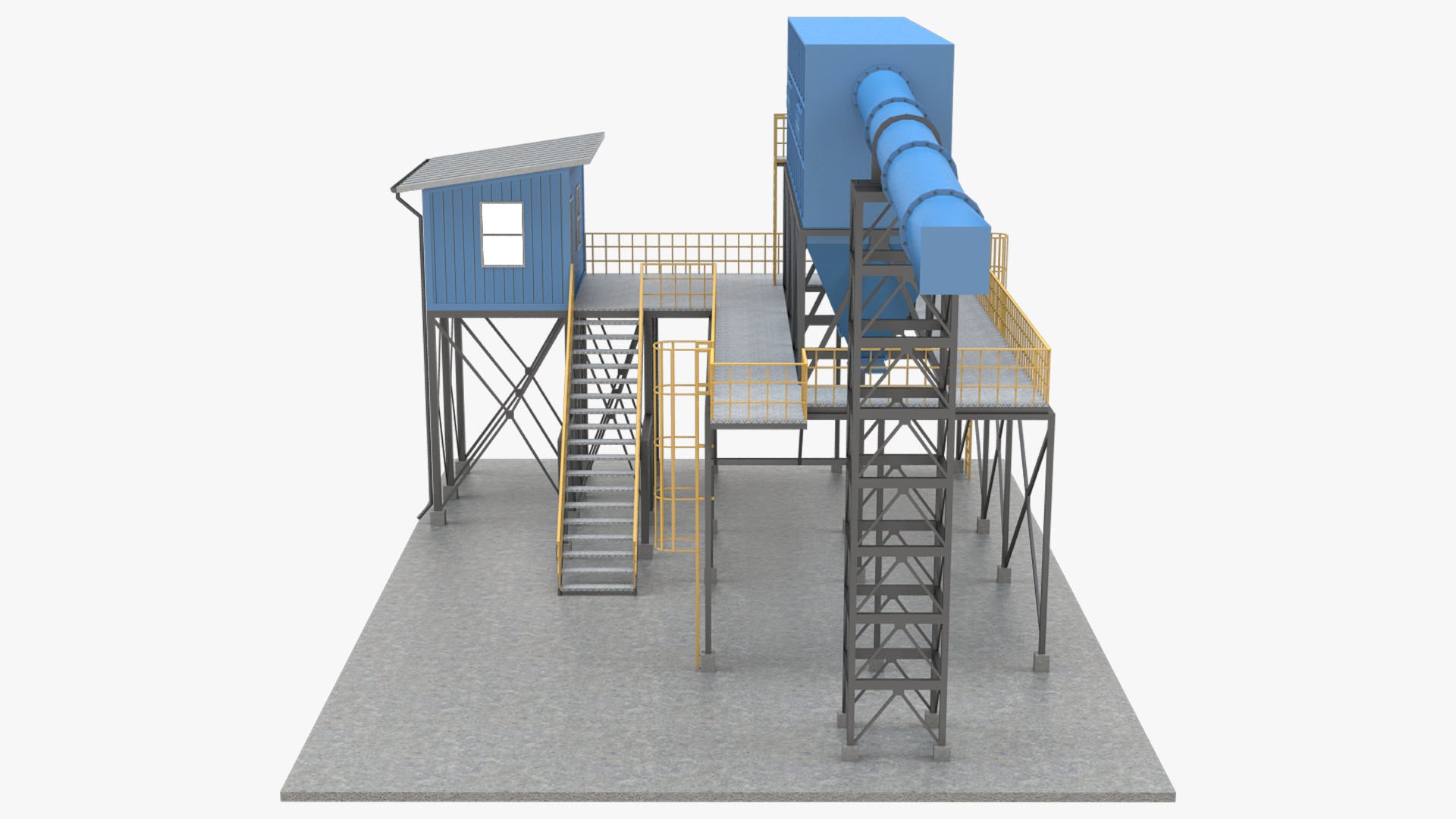 3D Industrial Element 3 Model - TurboSquid 1512369