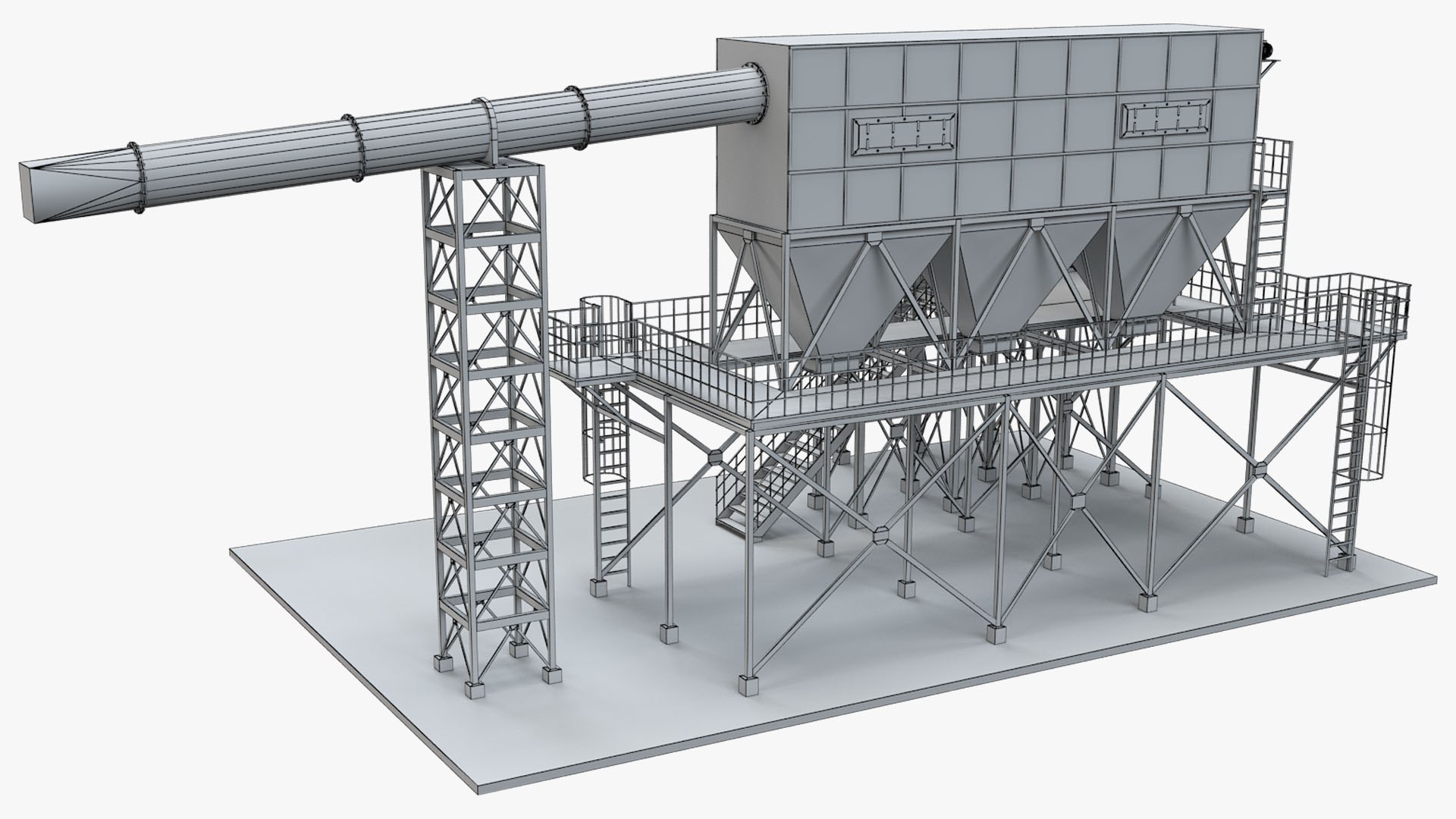 3D Industrial Element 3 Model - TurboSquid 1512369