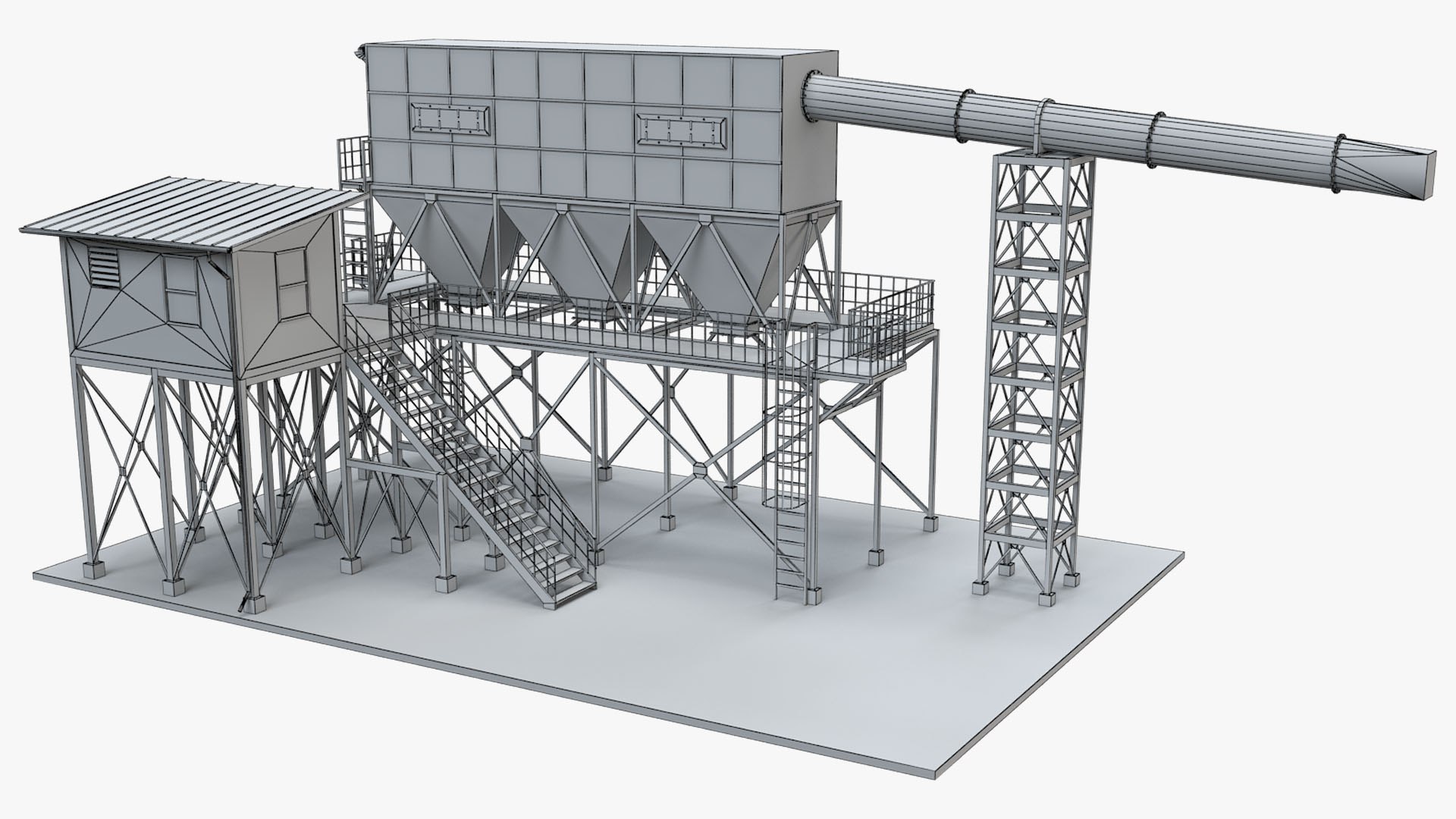 3D Industrial Element 3 Model - TurboSquid 1512369