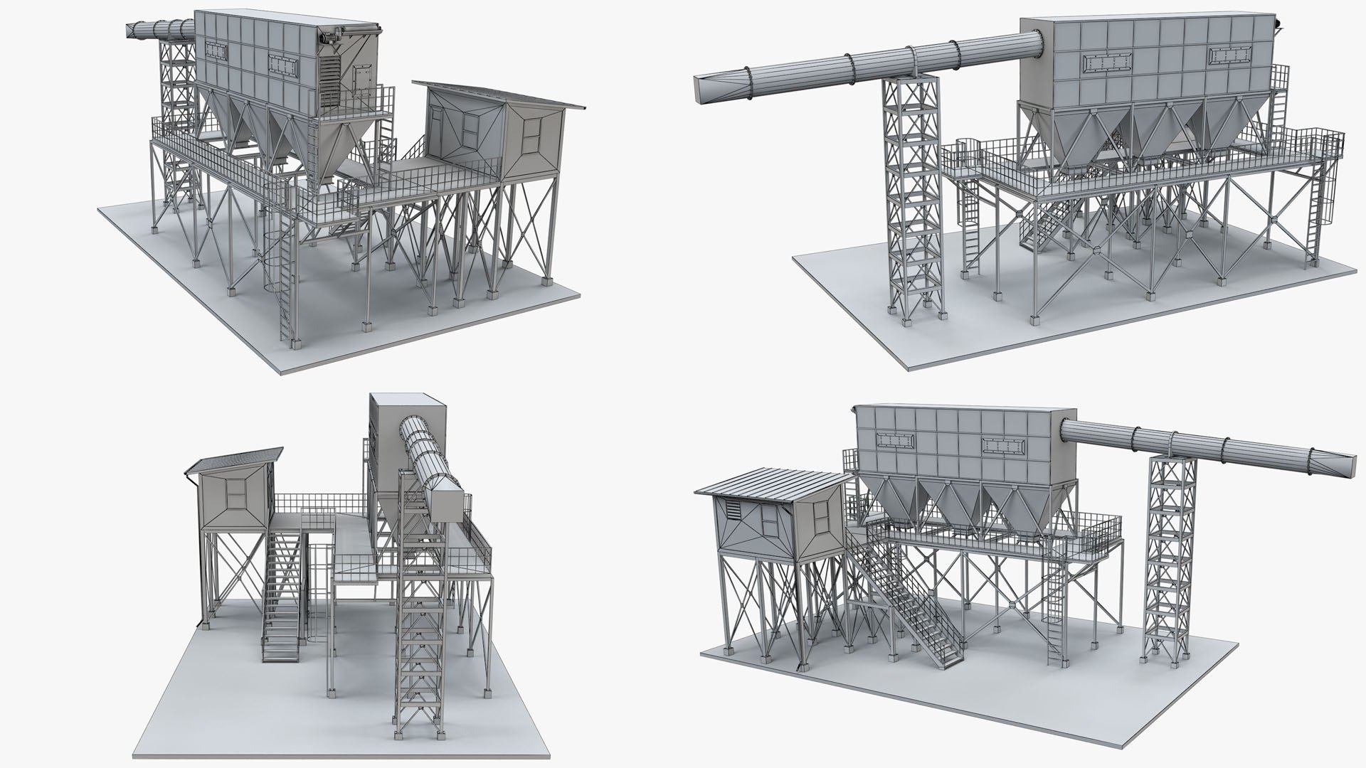 3D Industrial Element 3 Model - TurboSquid 1512369