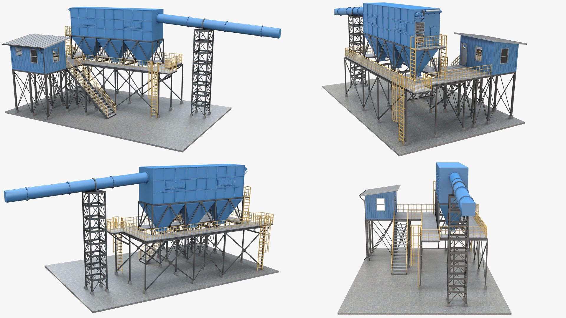 3D Industrial Element 3 Model - TurboSquid 1512369