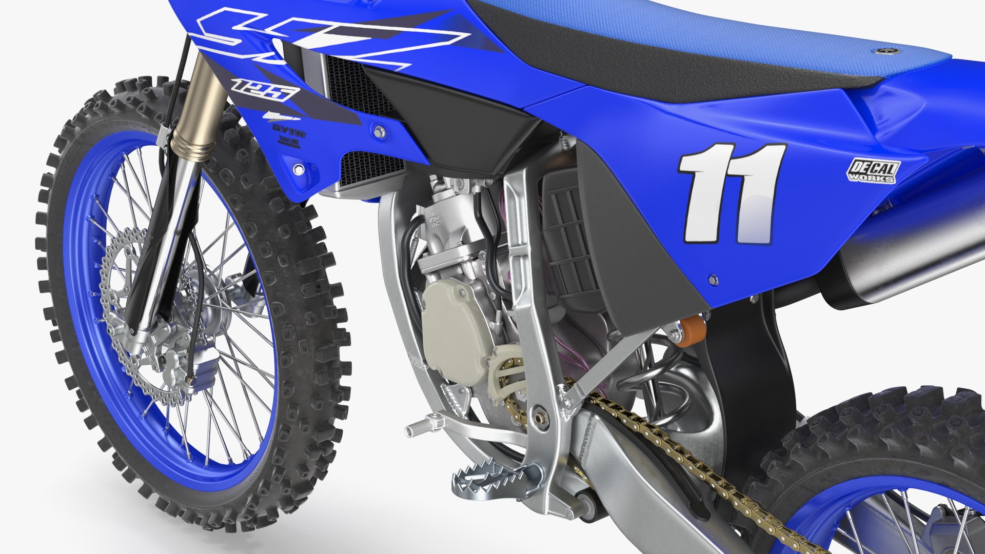 Yamaha YZ125 2022 3D model - TurboSquid 1911758